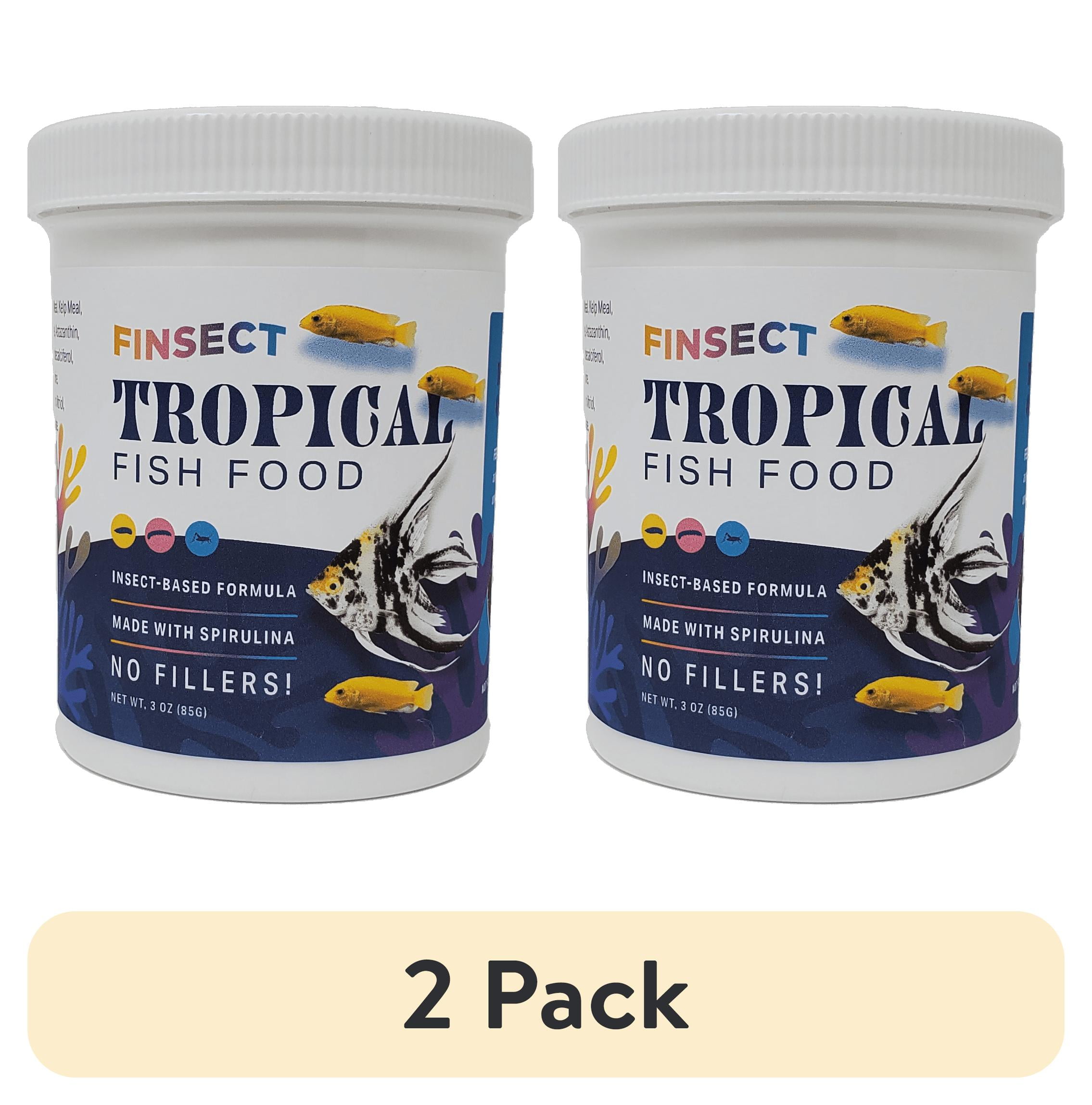 (2 pack) Tropical Fish Food Crumbles - Walmart.com