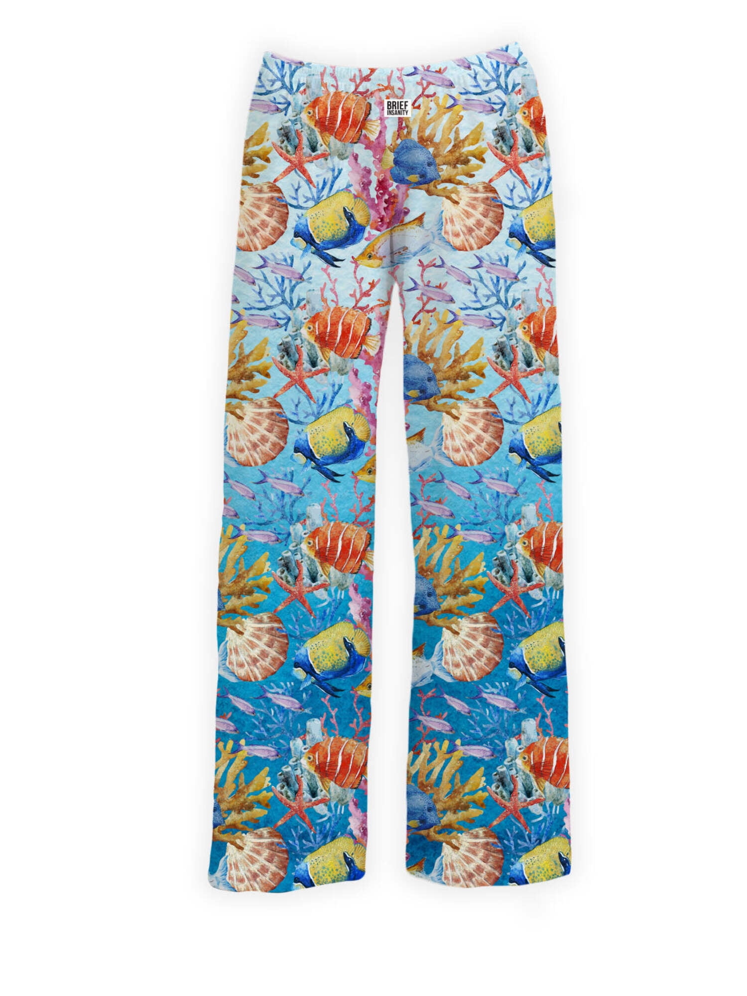 Tropical Fish Pattern Lounge Pants - Walmart.com