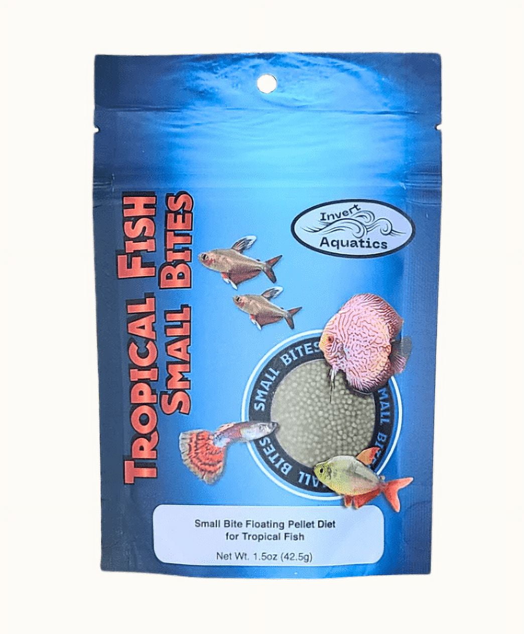 Tropical Fish Small Bites - Floating Pellet Food for Aquarium Fish (1.5 ...