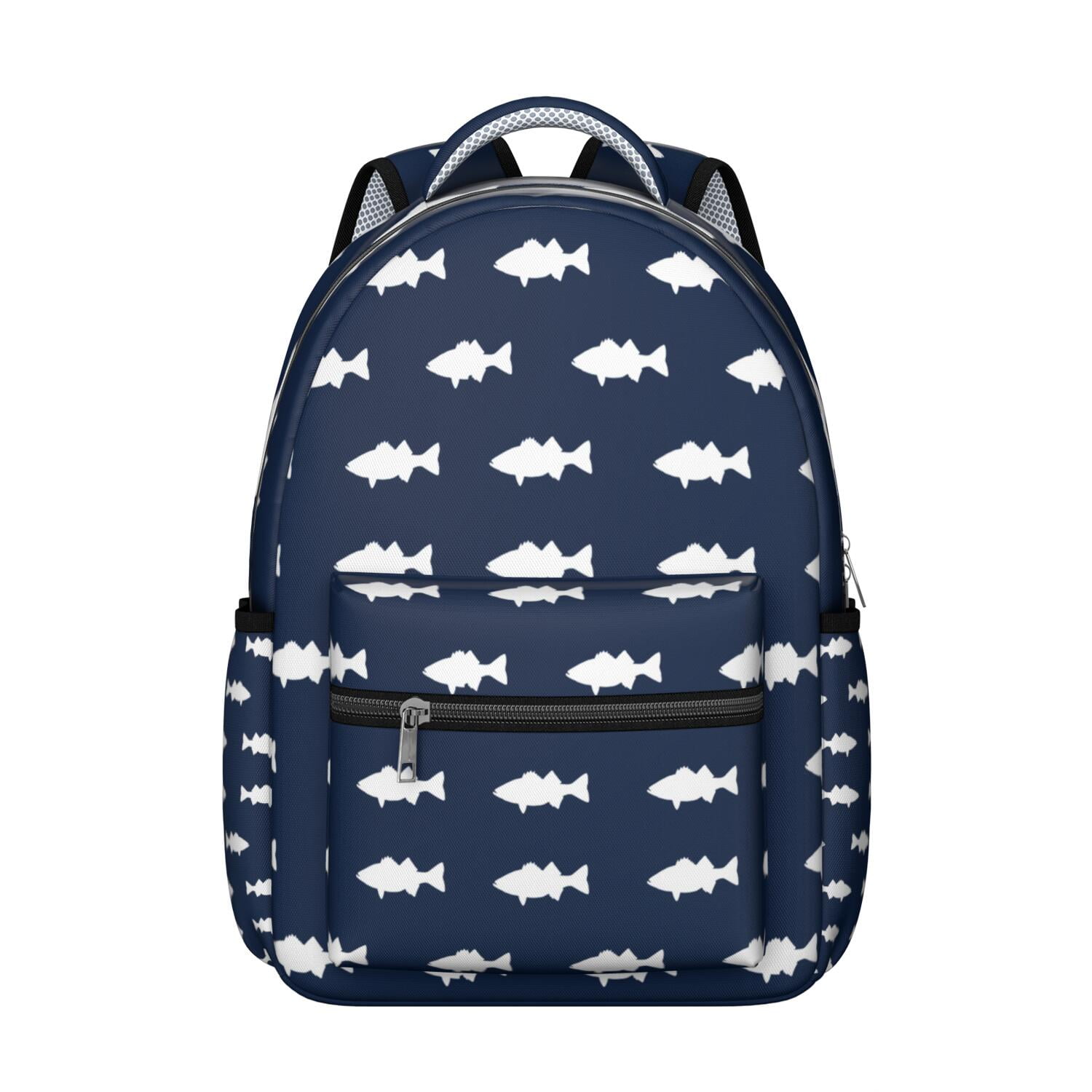 Tropical Fish Waterproof Backpack - Stylish Marine-Themed School Bag ...