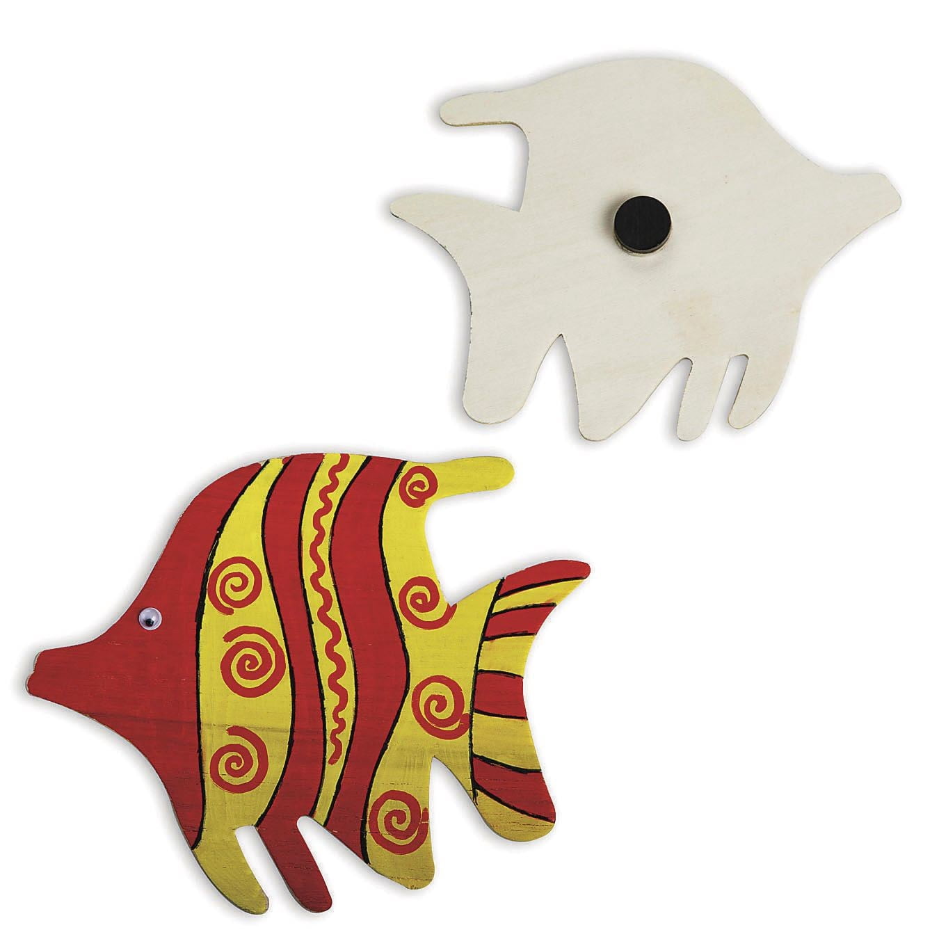 Tropical Fish Wood Magnet Craft Kit (Pack of 12) - Walmart.com