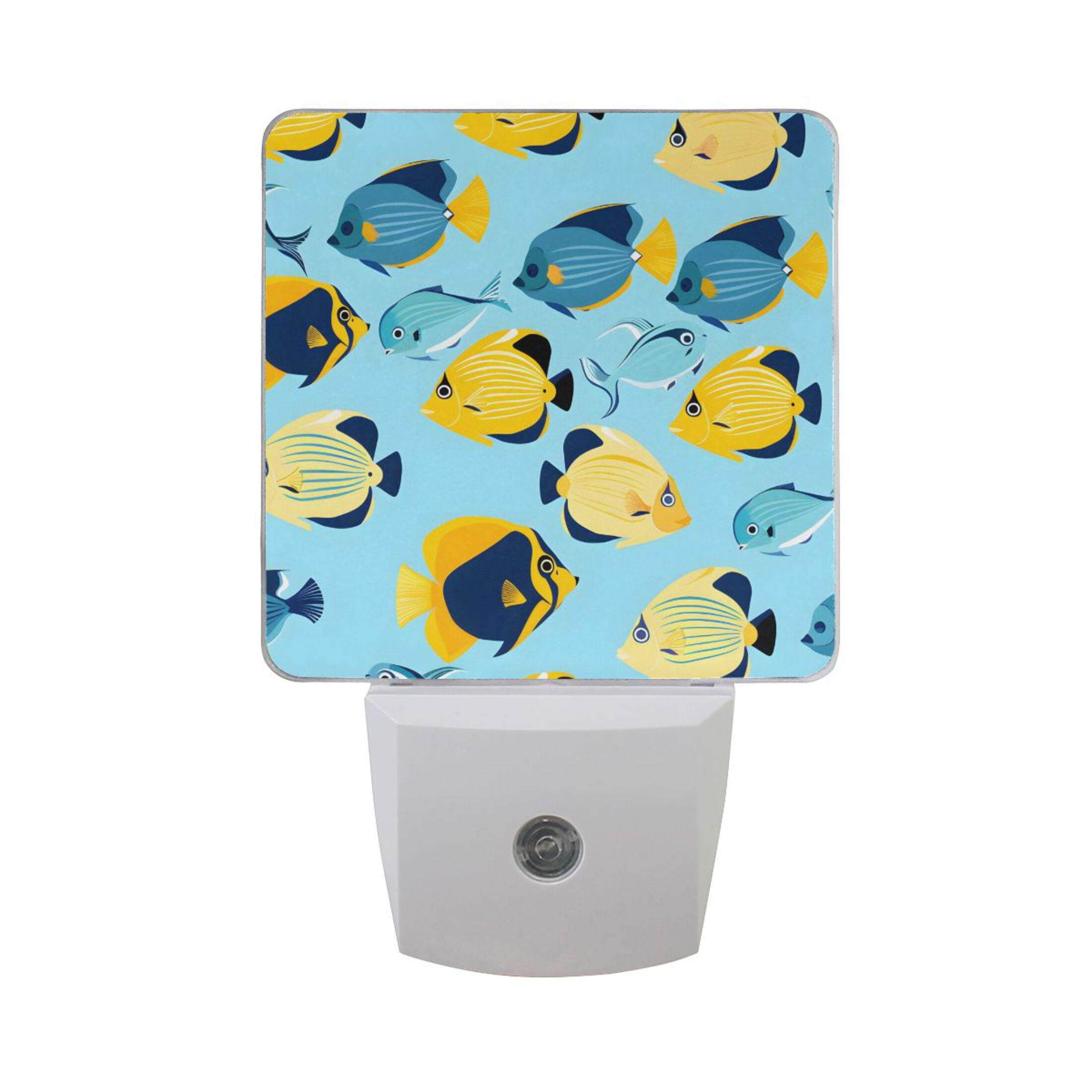 Tropical Fish in Water Night Light 2 Pack LED Nightlight Plug into Wall ...