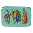 Tropical Fish on Teal Dish Drying Mat - Walmart.com