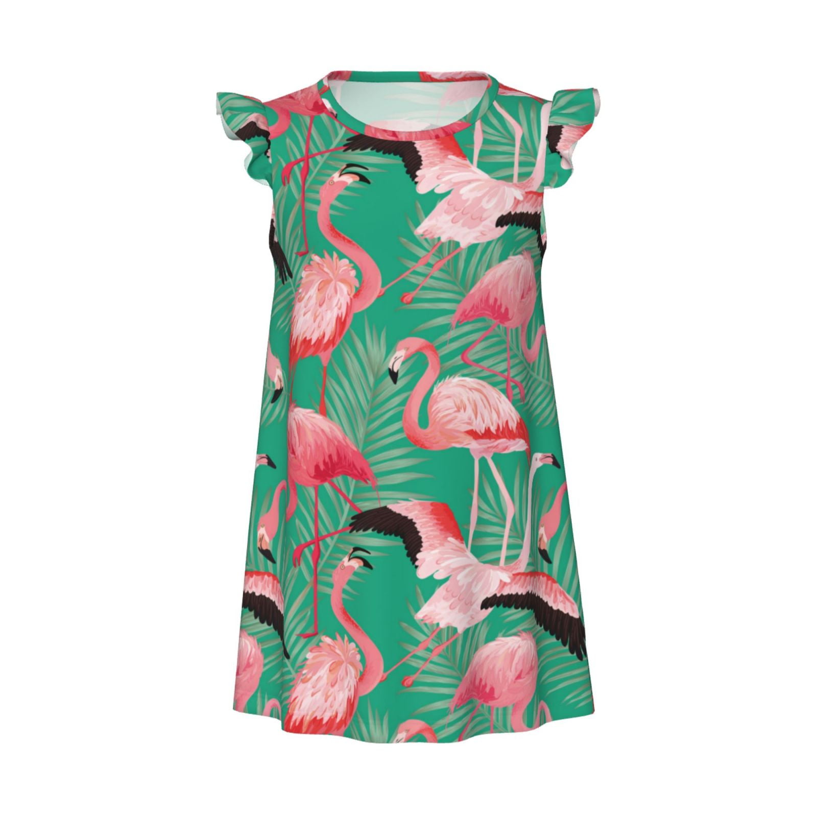 Tropical Flamingo A Girls Nightgowns, Pajamas for Girls, Soft Flutter ...