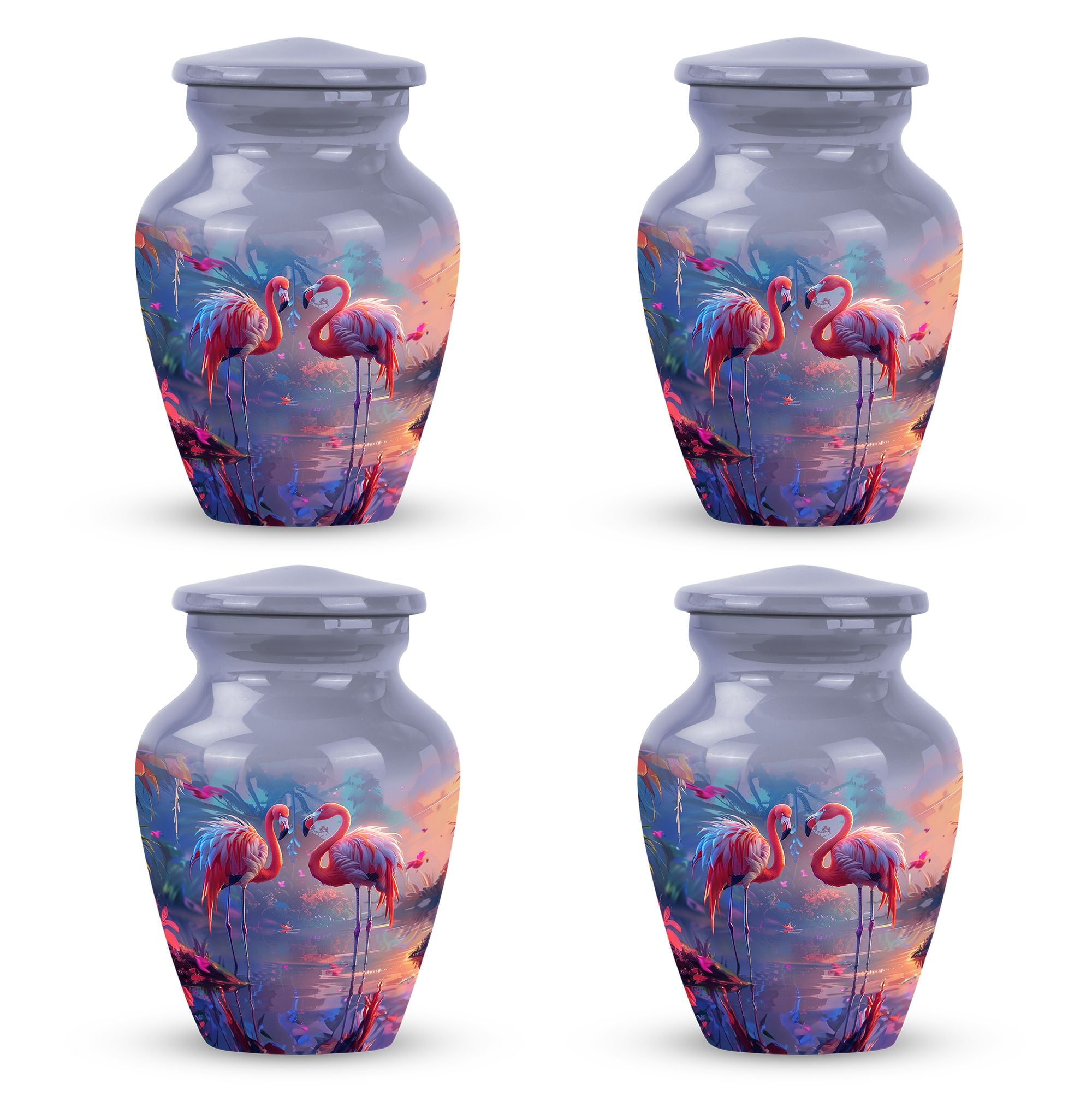 Tropical Flamingo Twilight Reflections Bird - Urns For Ashes Adult Male ...