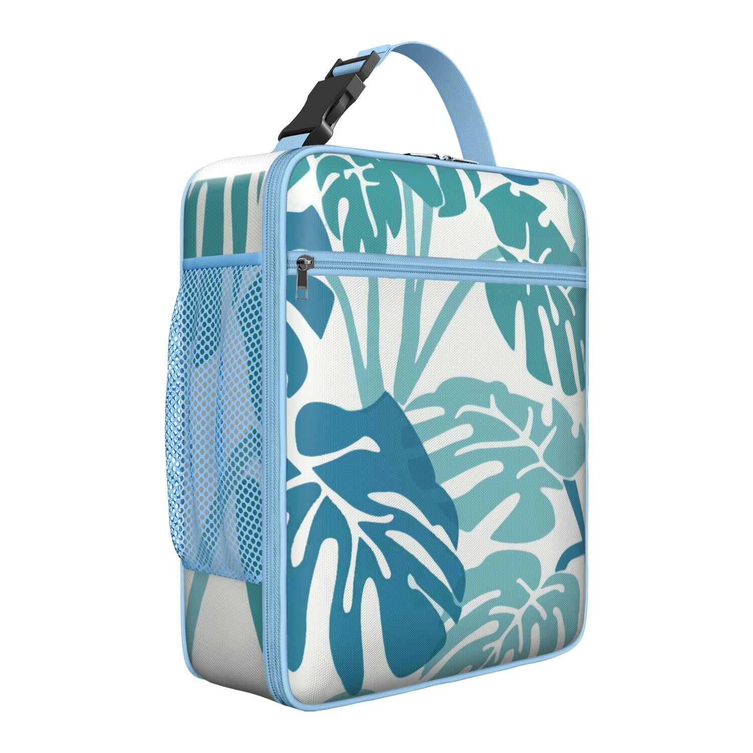 Tropical Floral Insulated Lunch Bag – Vibrant Hawaiian Print Thermal ...