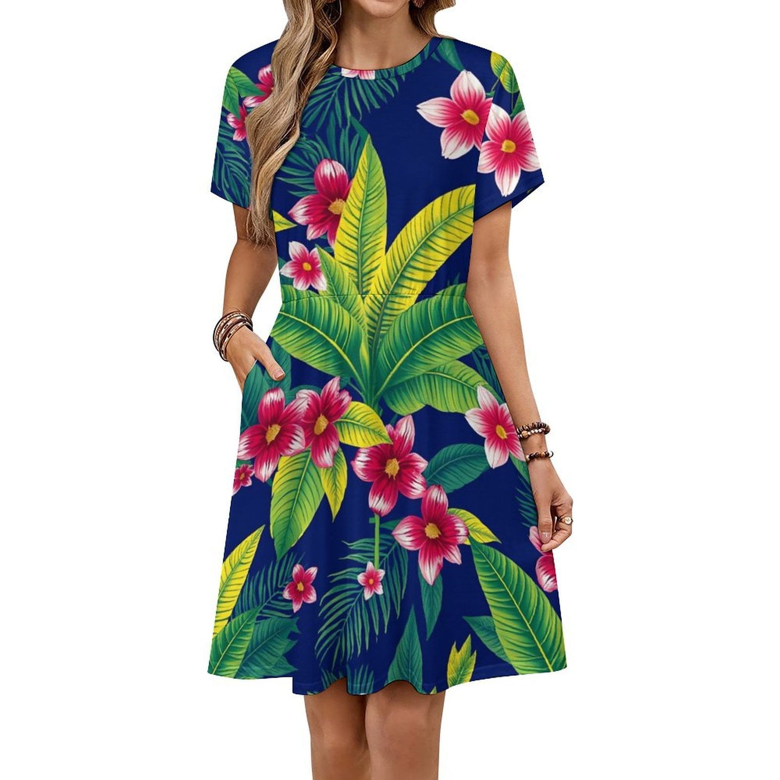 Tropical Floral Patterns. Seamless Texture with Banana And Palm Leaves ...
