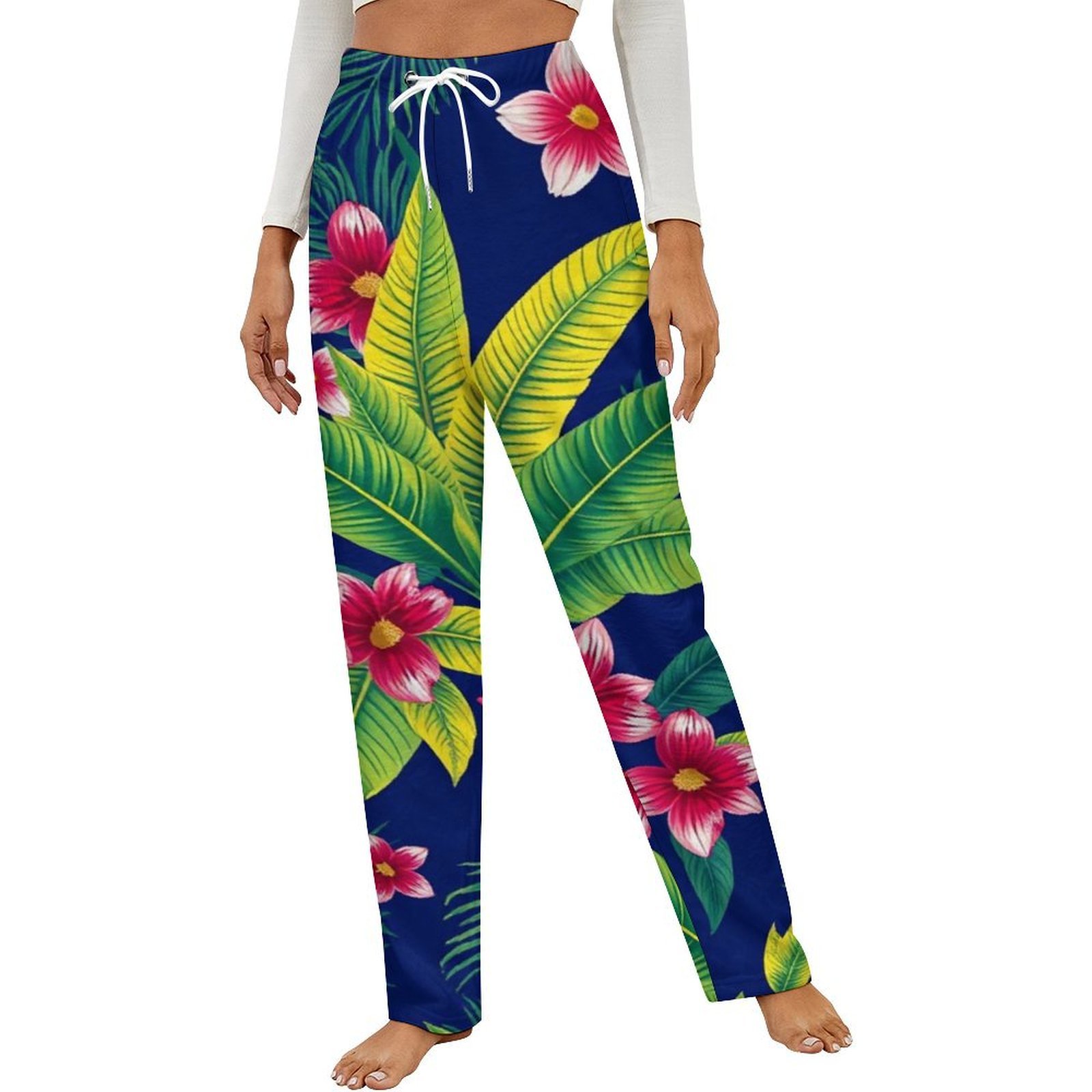 Tropical Floral Patterns. Seamless Texture with Banana And Palm Leaves ...