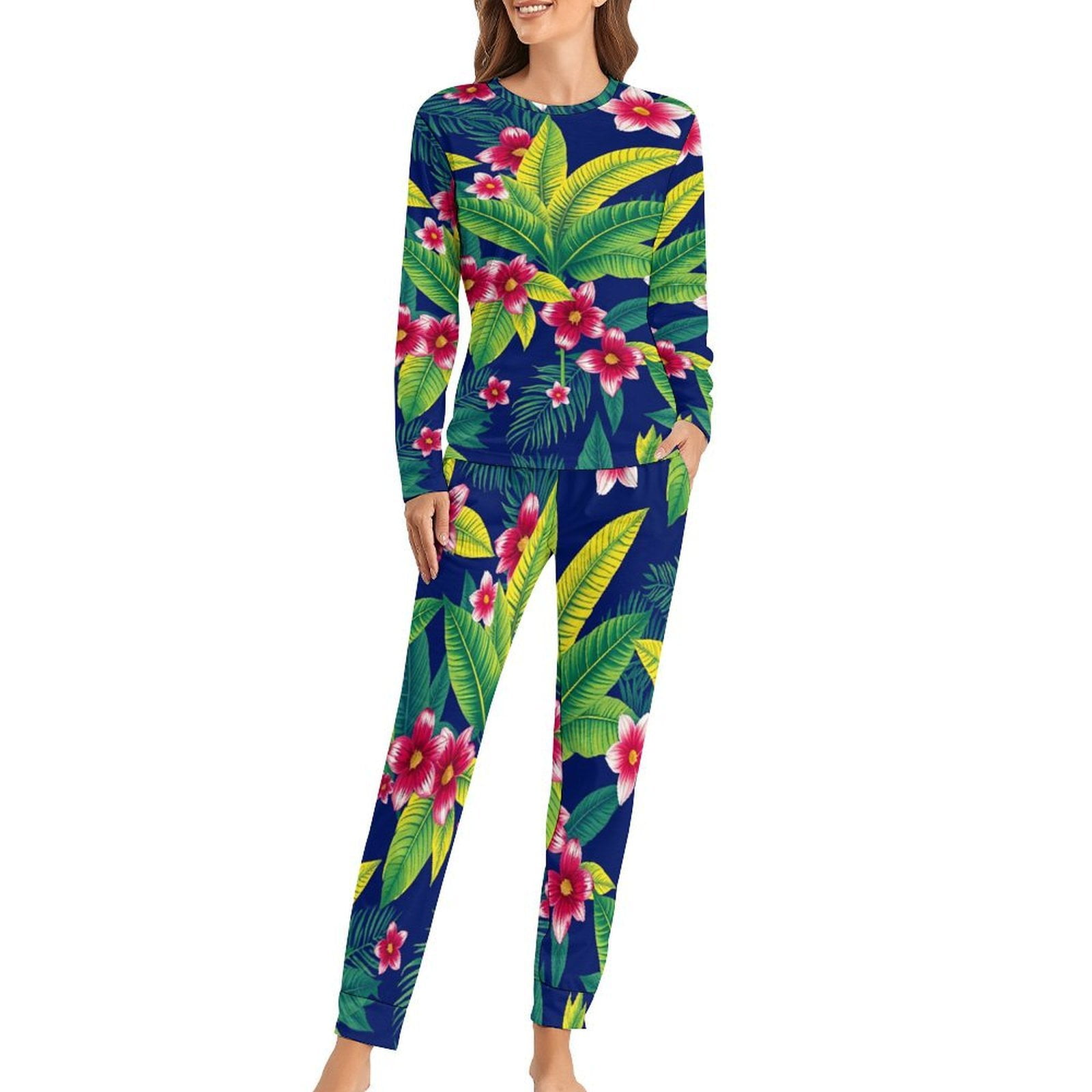 Tropical Floral Patterns. Seamless Texture with Banana And Palm Leaves ...