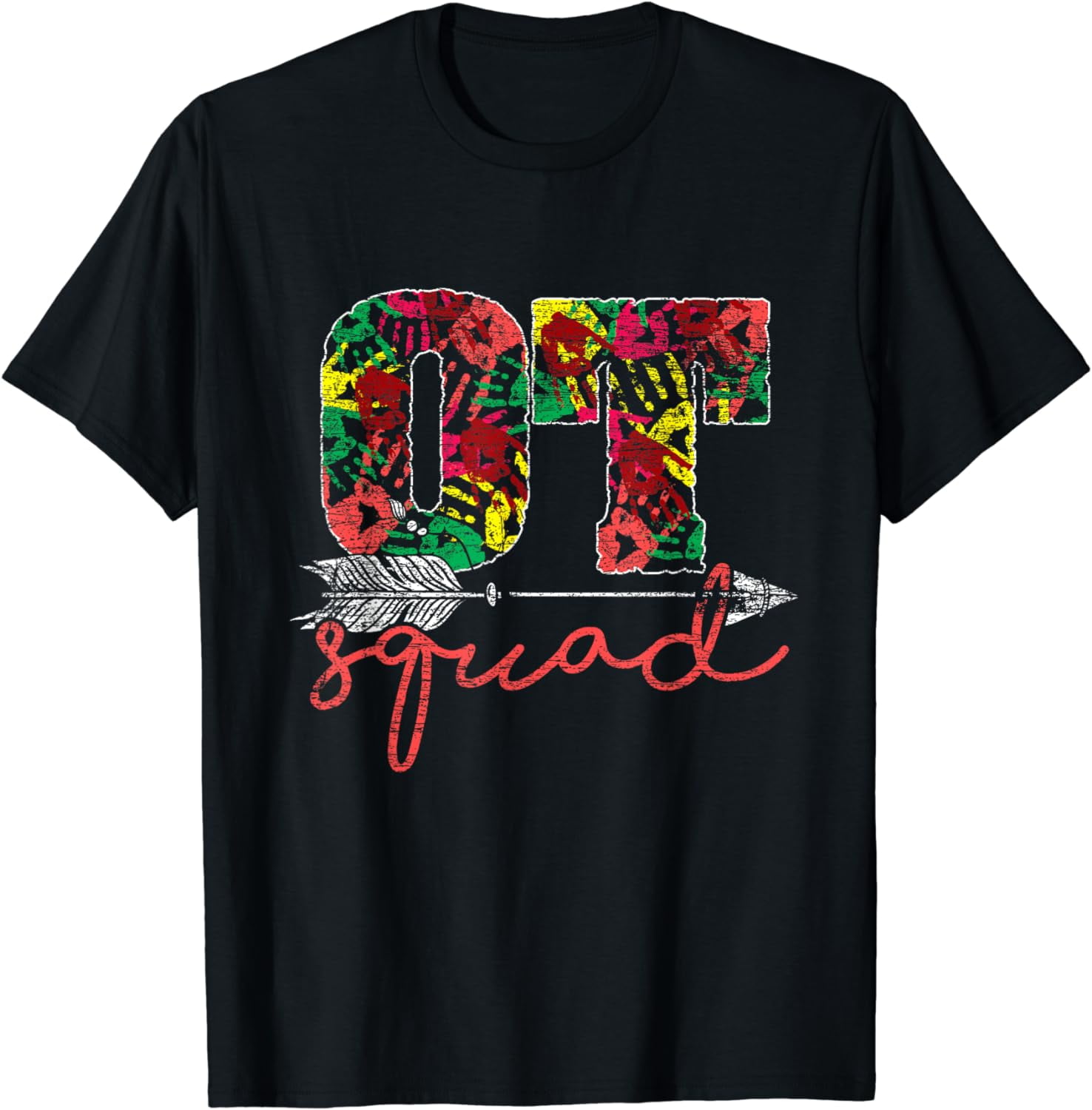 Tropical Flower OTA Exercise OT Squad Occupational Therapy T-Shirt ...