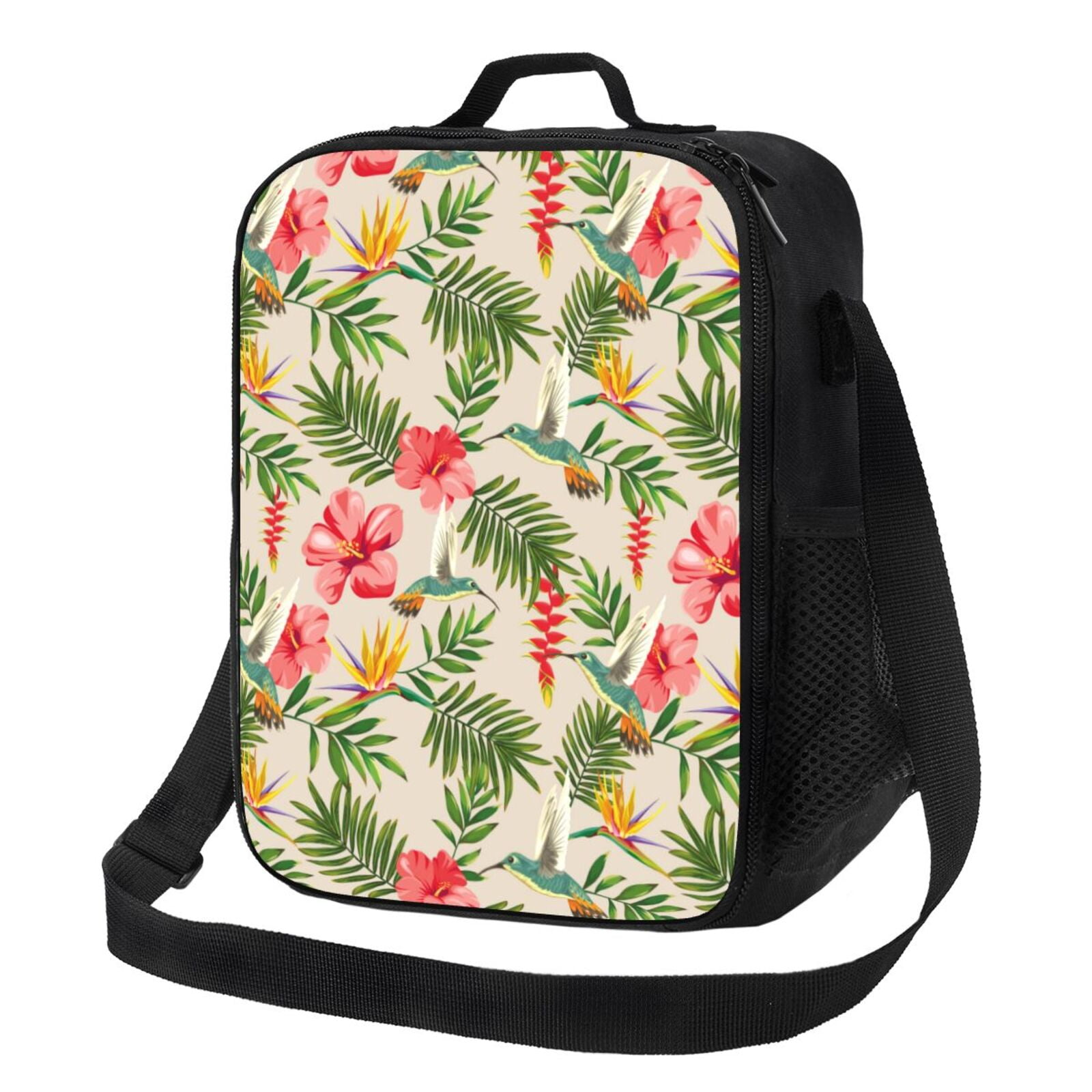 Tropical Flowering Hummingbird Lunch Box for Women Men, Insulated Lunch ...