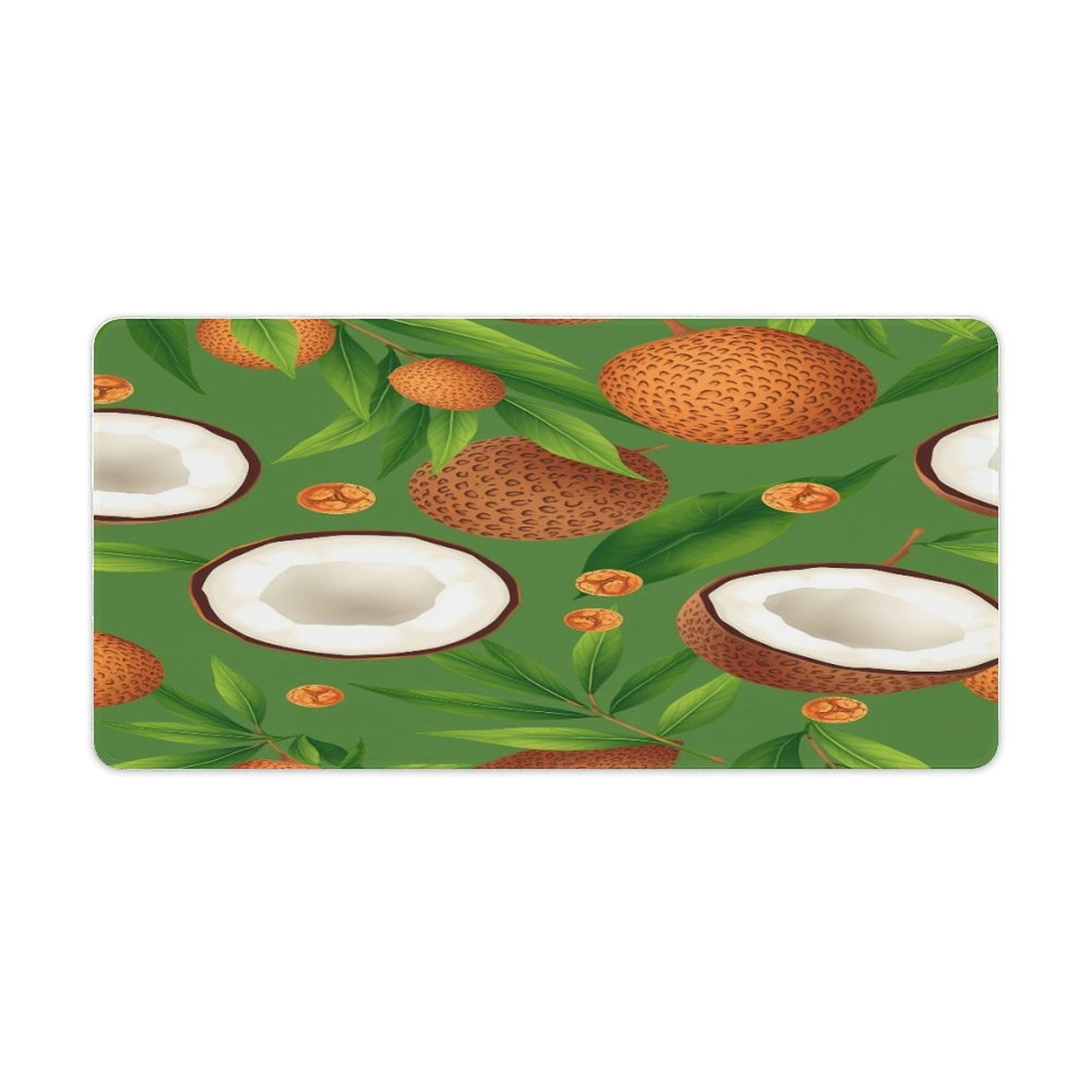 Tropical Fruit Pattern Computer Mouse Pad Gaming Accessories Large Pad ...