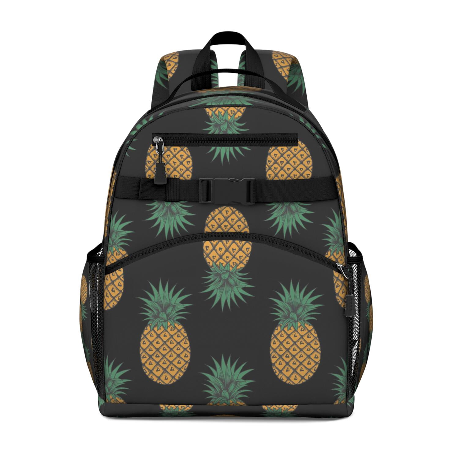 Tropical Fruit Pattern Student Backpack Featuring Pineapple Lover ...
