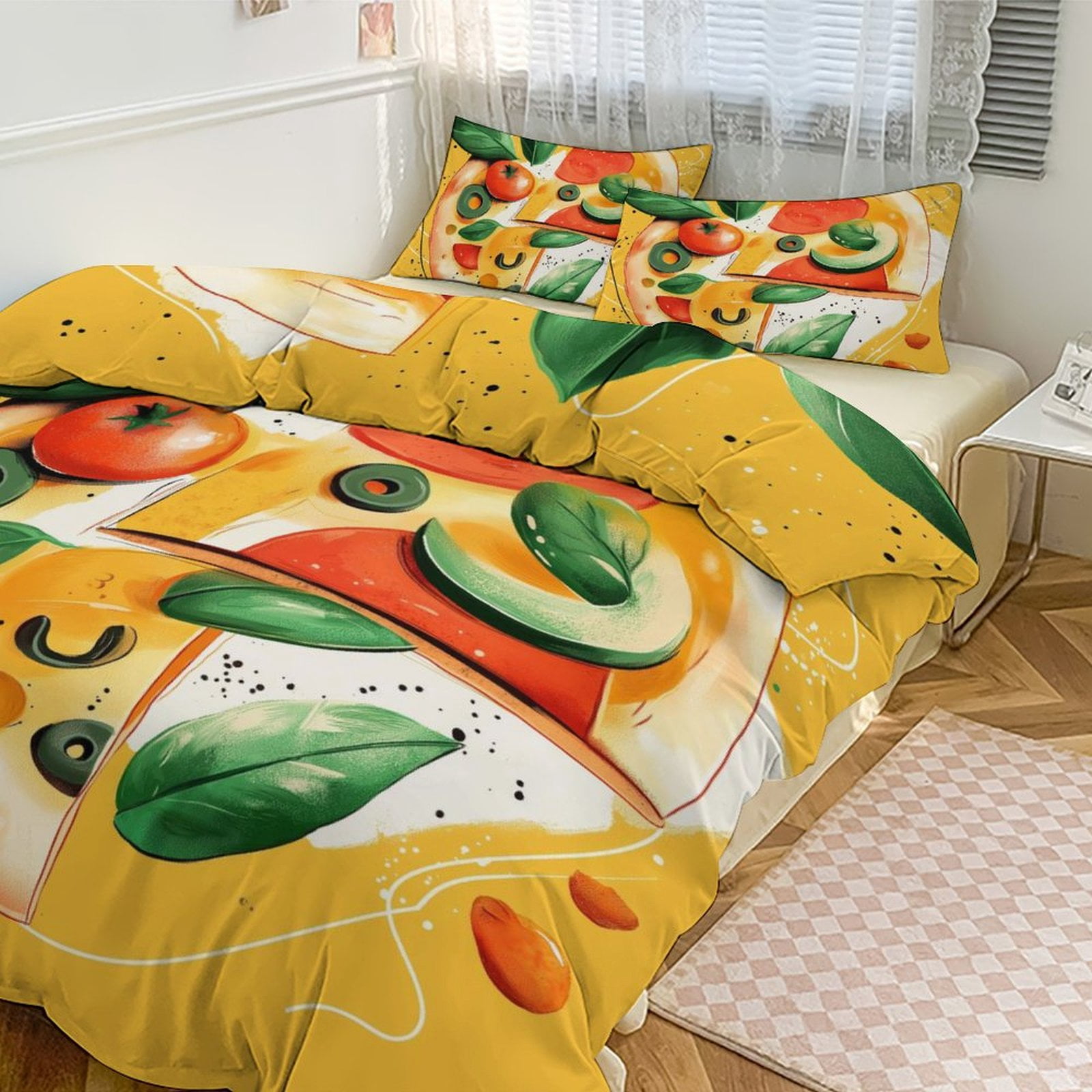 Tropical Fruits with Exotic Flavors Bedding Sets Twin Duvet Cover 3 ...