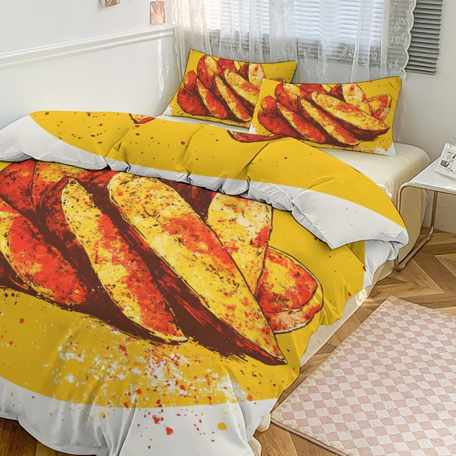 Tropical Fruits with Exotic Flavors Bedding Sets Twin Duvet Cover 3 ...