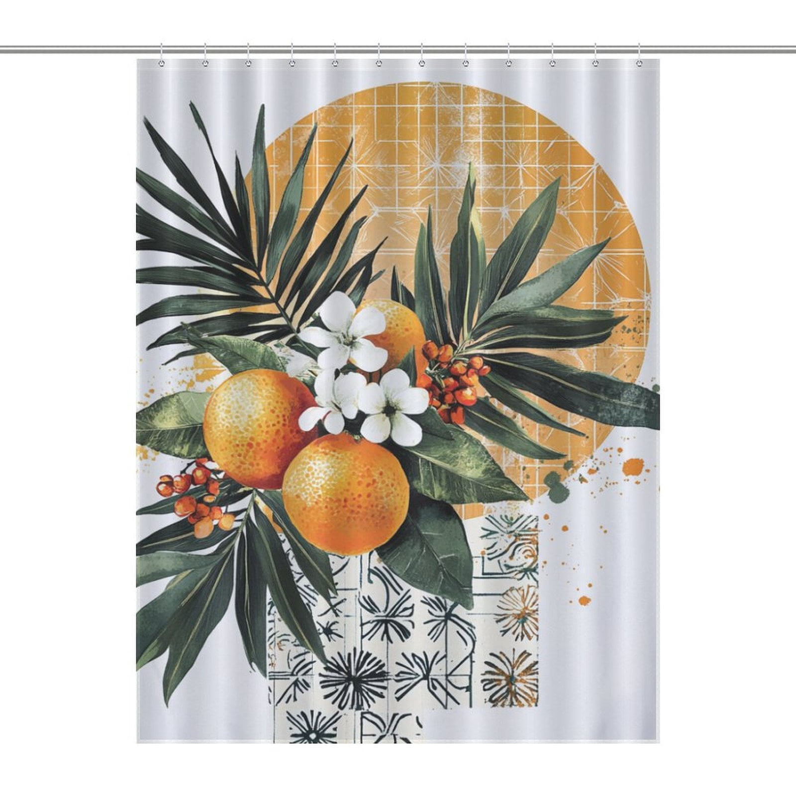Tropical Fruits with Exotic Flavors Shower Curtain , Enchanted Forest ...
