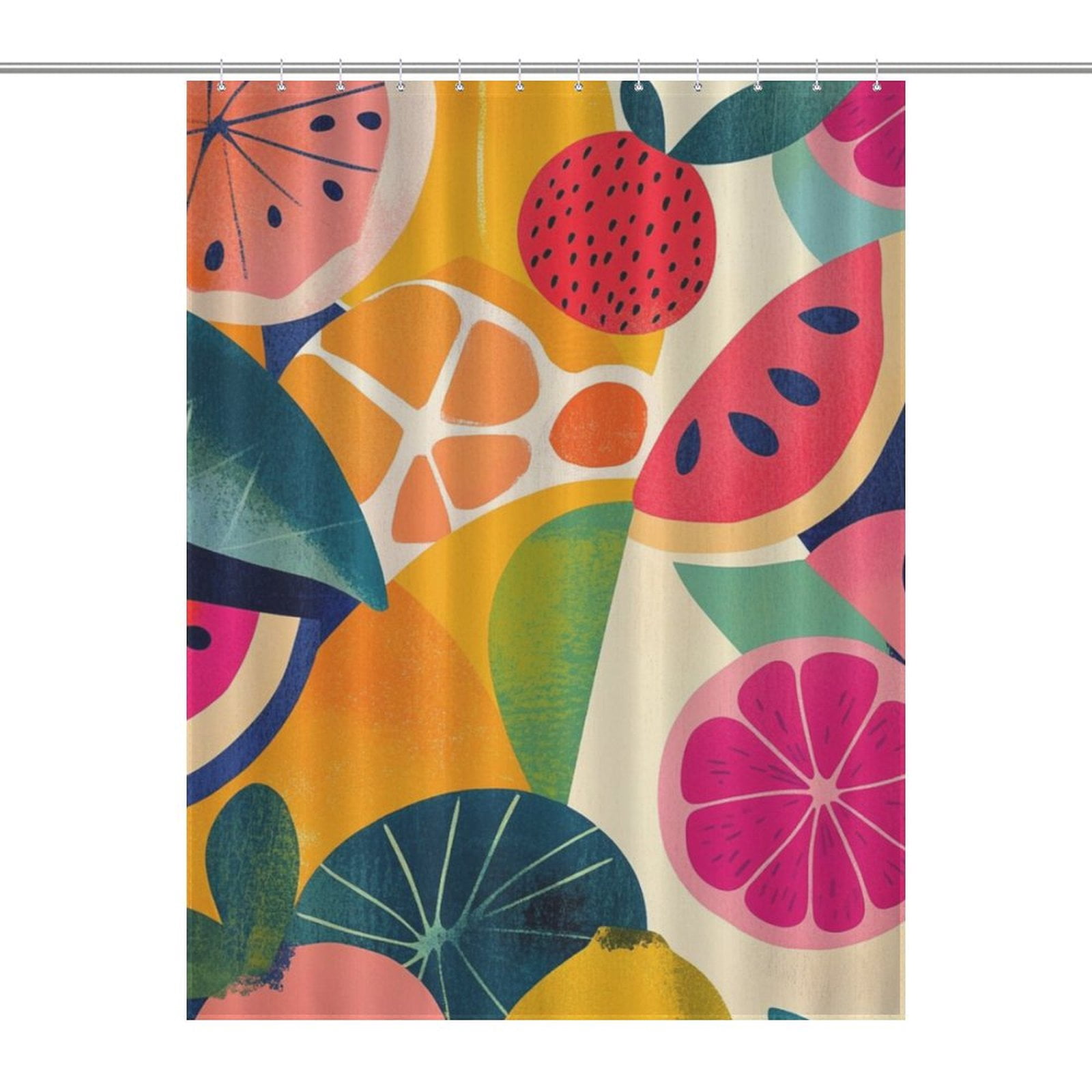 Tropical Fruits with Exotic Flavors Shower Curtain , Enchanted Forest ...