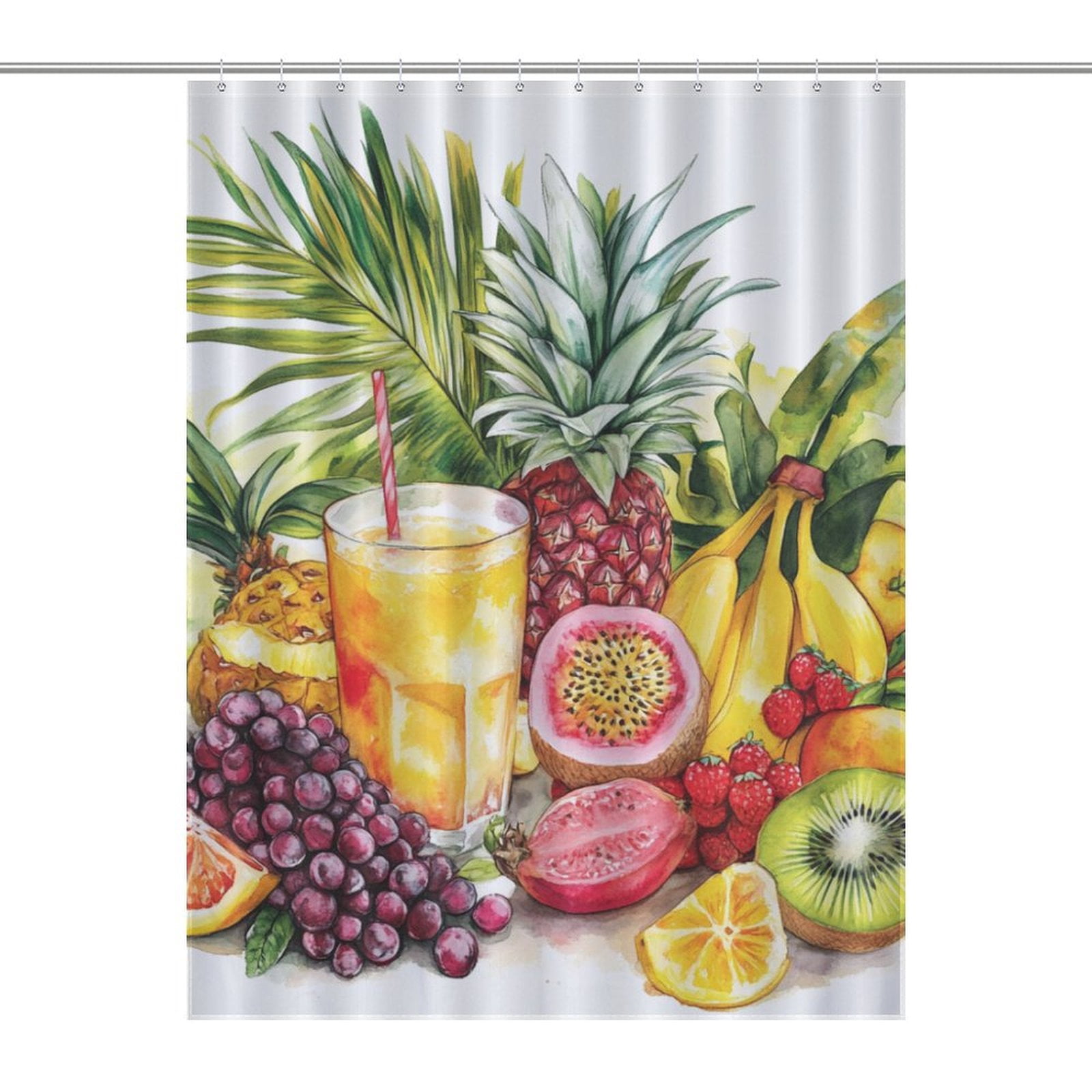 Tropical Fruits with Exotic Flavors Shower Curtain , Enchanted Forest ...