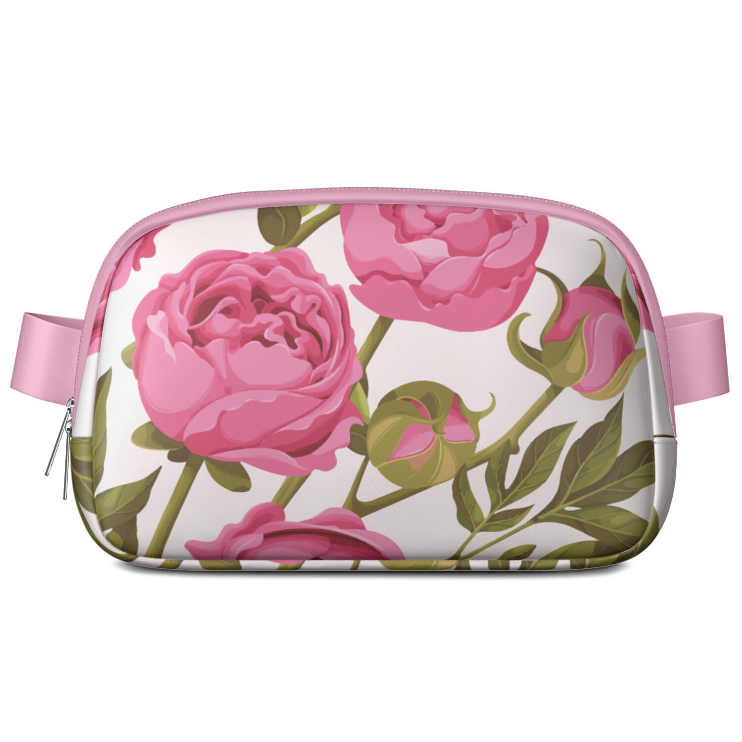 Tropical Garden Waist Bag – Bright Floral Fanny Pack with Wildflower ...