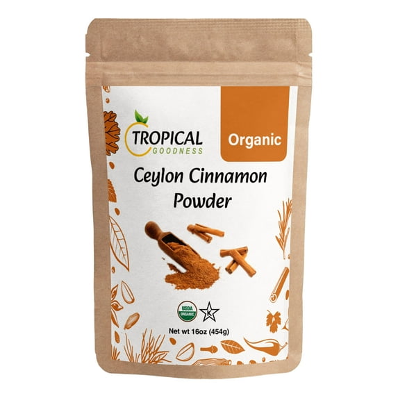 Tropical Goodness Ceylon Cinnamon Powder MDA05 Organic 16oz/1lb ...