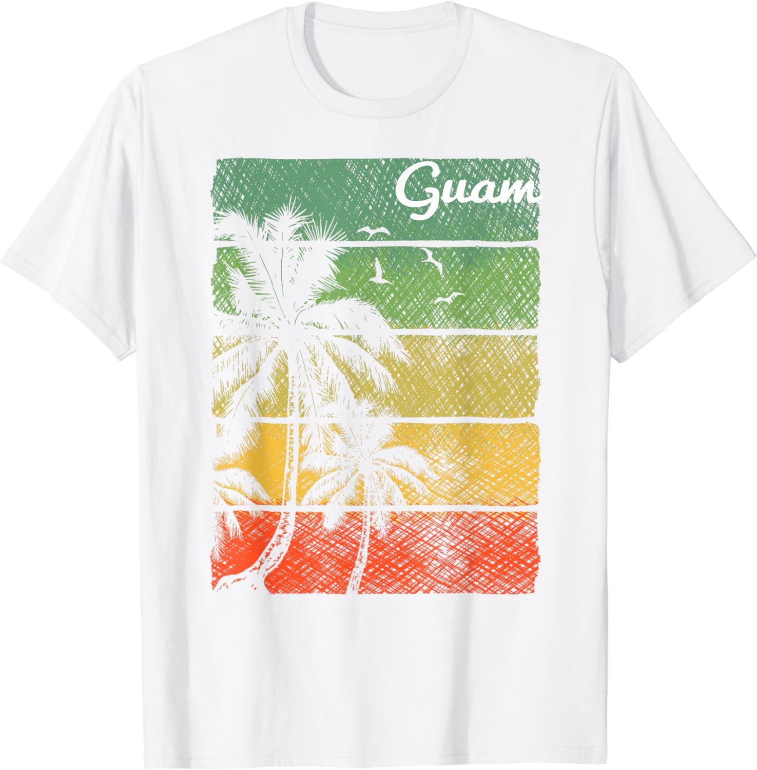 Tropical Guam shirt GU t-shirt - Walmart.com