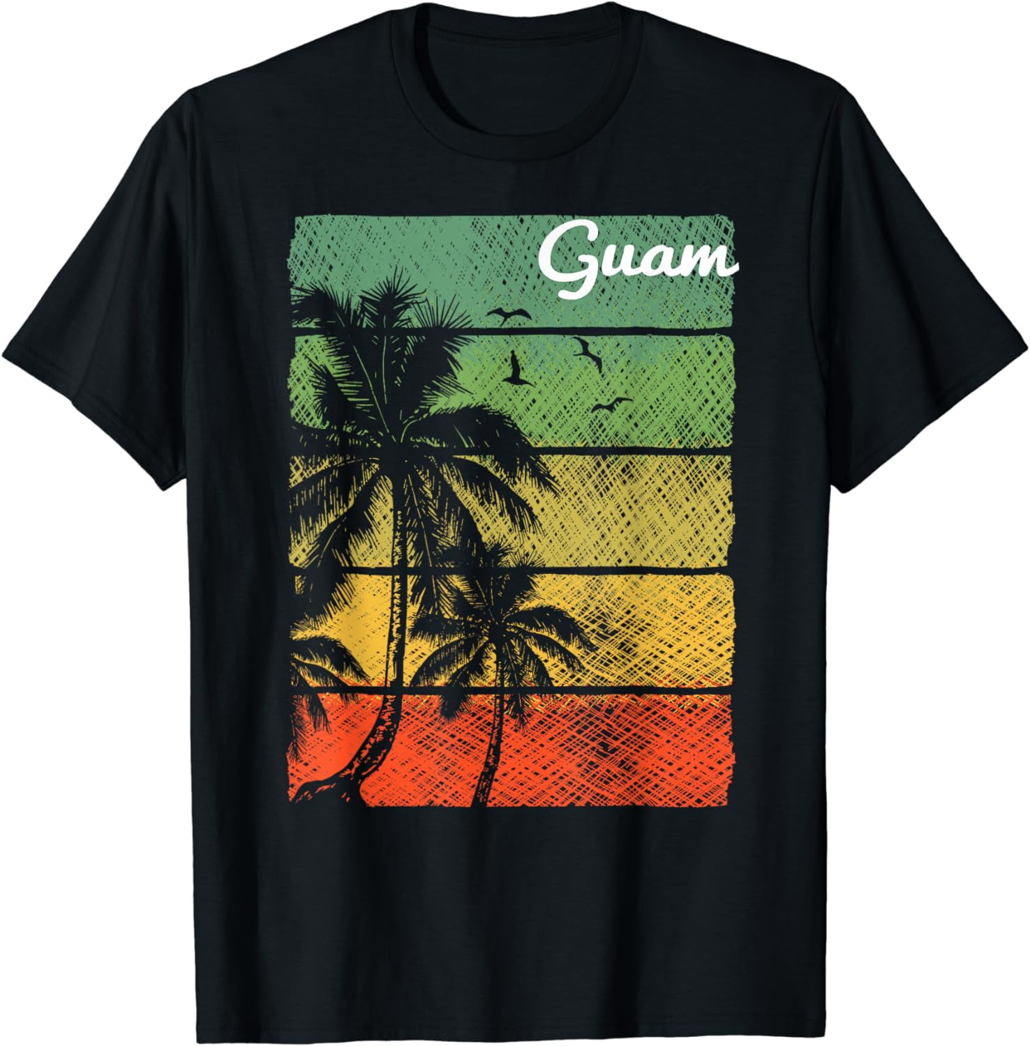 Tropical Guam shirt GU t-shirt - Walmart.com