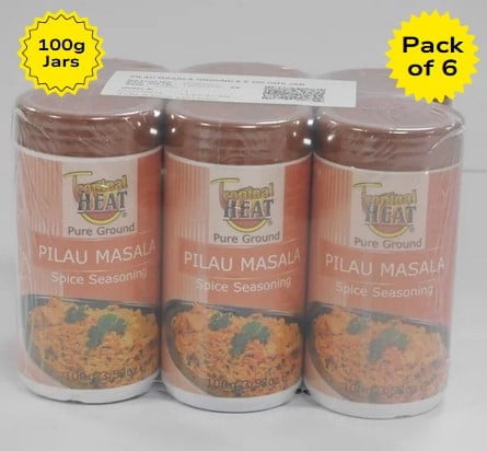Tropical Heat Pilau Masala Ground 6 Count Value Pack 100gx6 - Walmart.com
