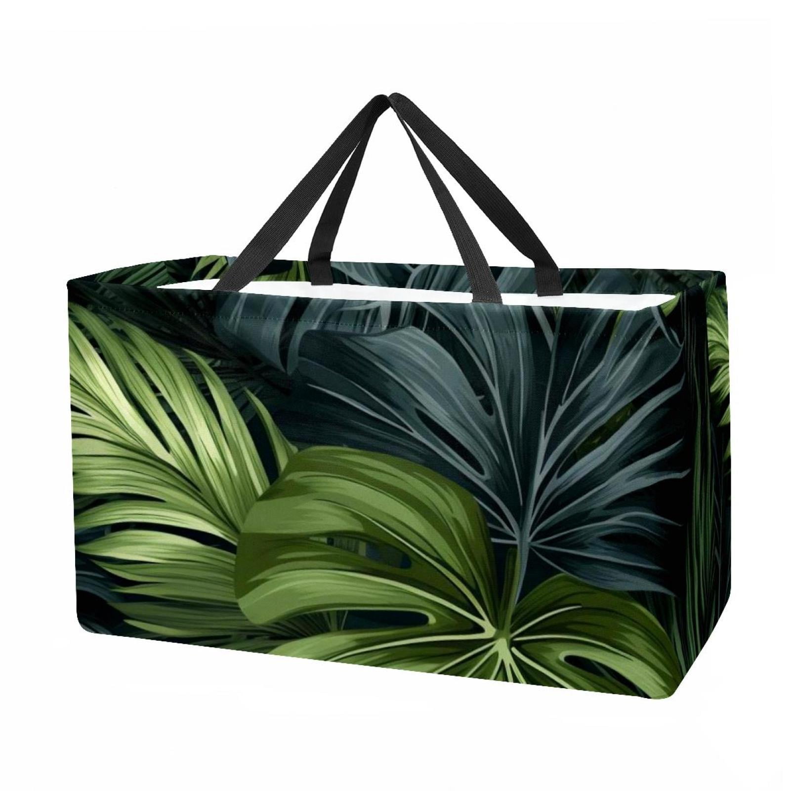 Tropical Jungle Palm Leaves Large Foldable Laundry Basket Storage Box ...