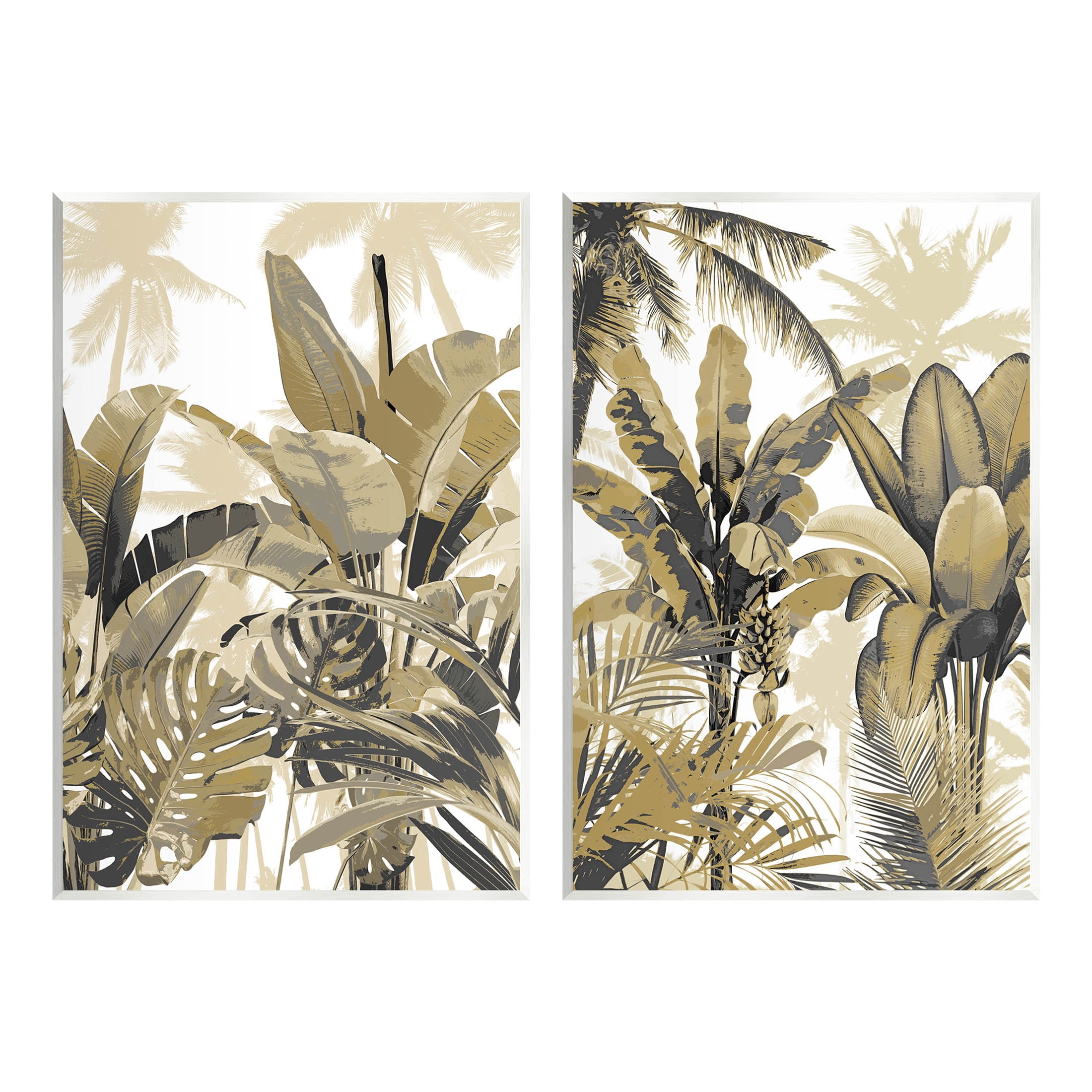 Tropical Jungle Plants Vegetation Botanical & Floral Graphic Art ...