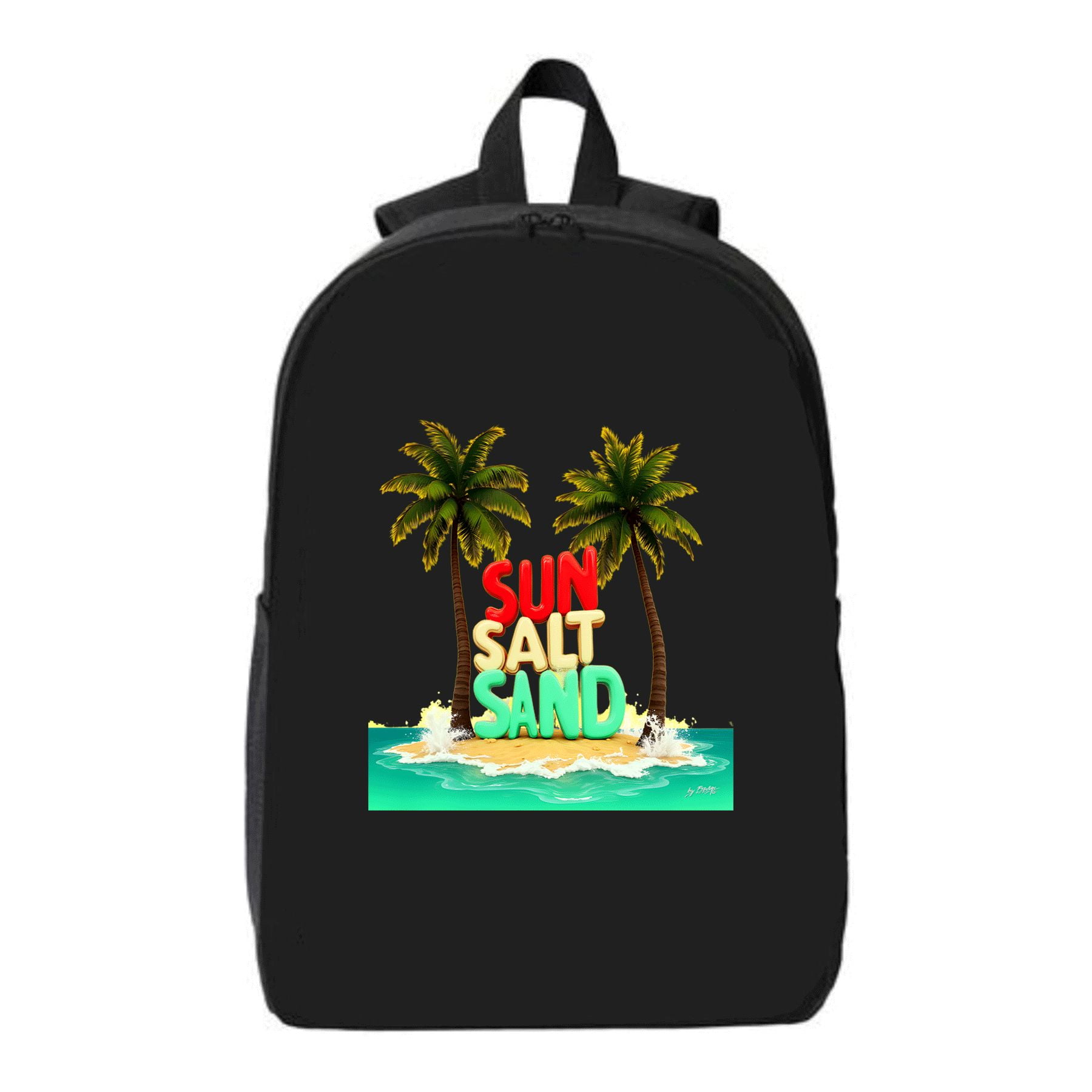 Tropical Laptop Backpack Travel Bag - Fits 15 " Laptop & iPad Features ...