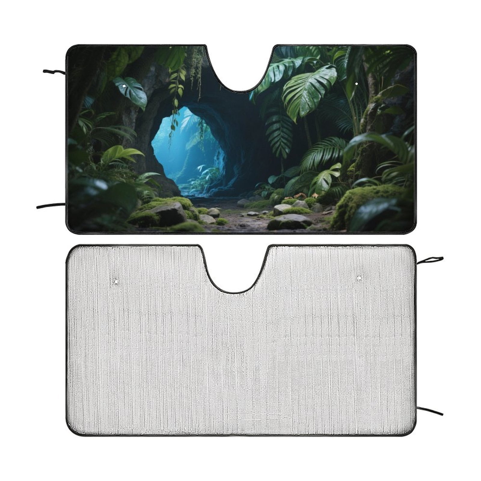Tropical Leaf Car Windshield Sun Shade for Front Window, Sun Protector ...