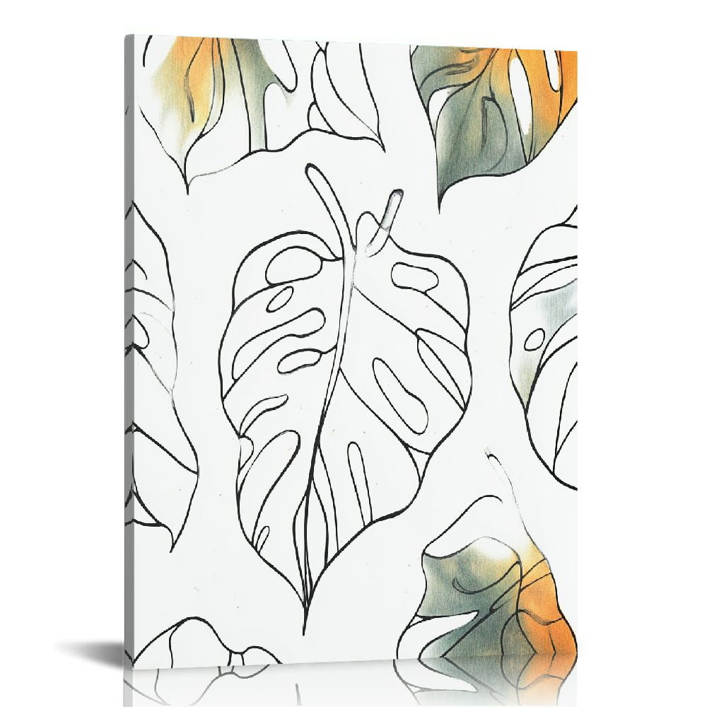 Tropical Leaves Prints Monstera Leaf Decor Leaf Prints Wall Art ...