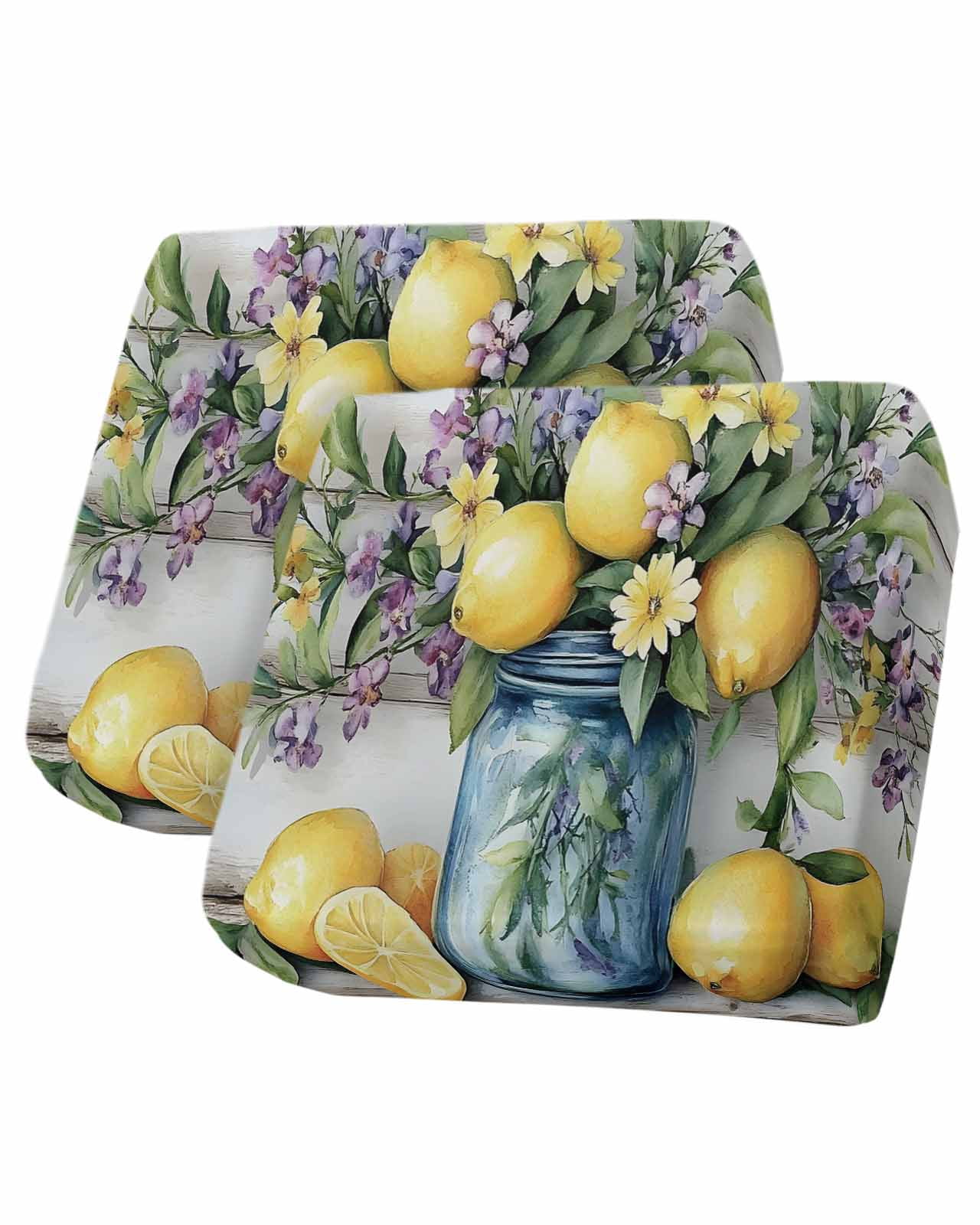 Tropical Lemon Sofa Couch Cushion Covers Washable, Removable ...