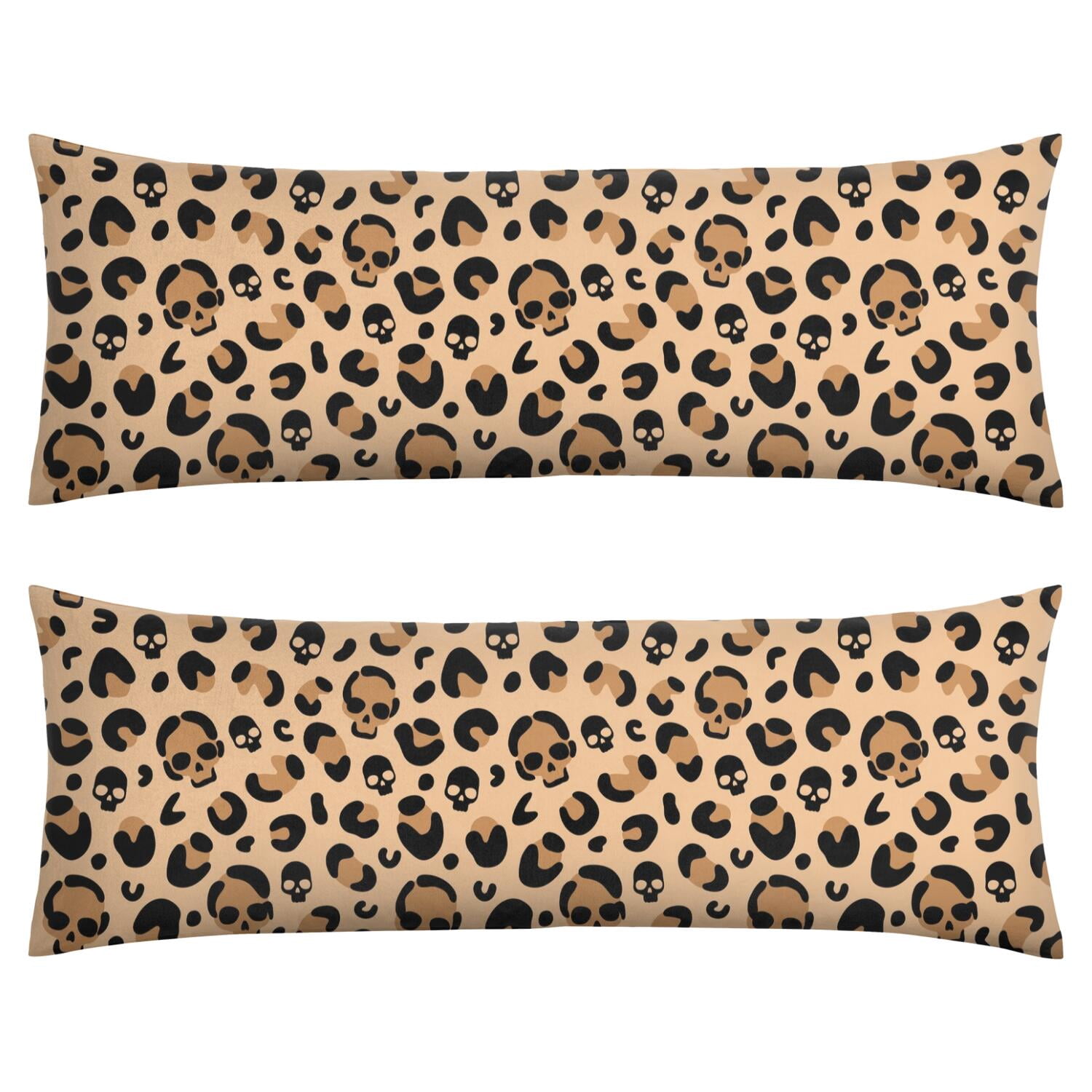 Tropical Leopard Lumbar Pillow Cover - Bold Spot Pattern, Vibrant ...