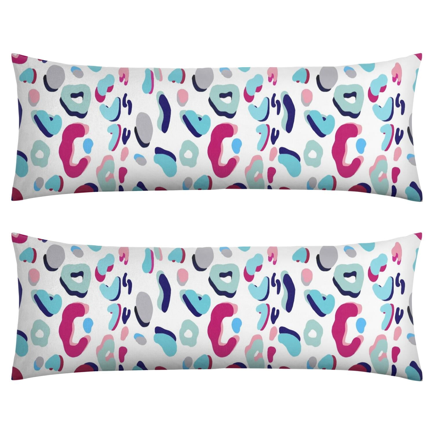 Tropical Leopard Lumbar Pillow Cover - Bold Spot Pattern, Vibrant ...
