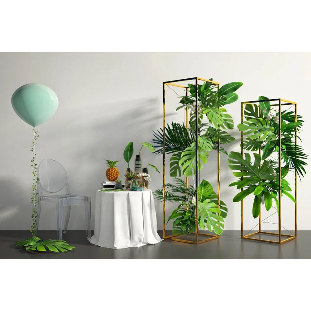 Tropical Living Room Backdrop Photography Spring Grass Wallpaper ...