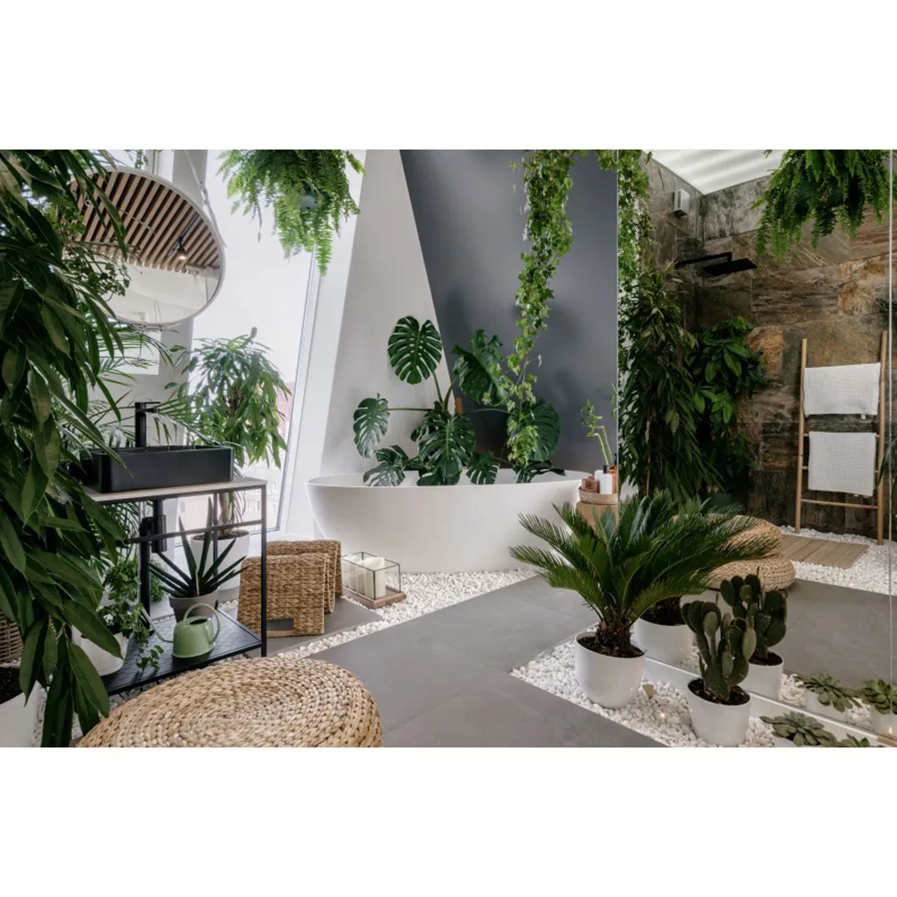 Tropical Living Room Backdrop Photography Spring Grass Wallpaper ...