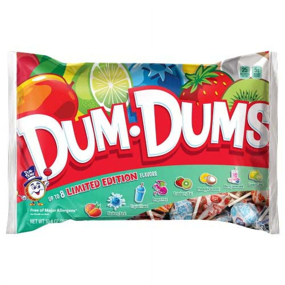 Tropical Lollipops Bundle. Includes One-10.4 Oz Bags of Dum-Dums ...
