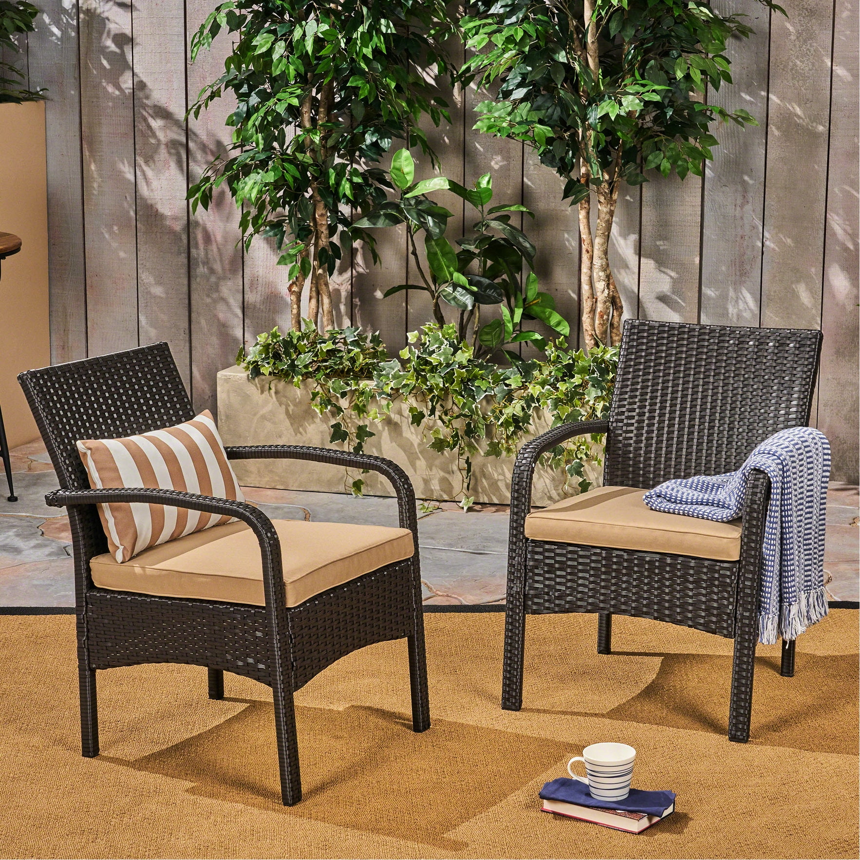Tropical - Look Chair / Brown + Tan Color Scheme, 40 in Package Deep ...