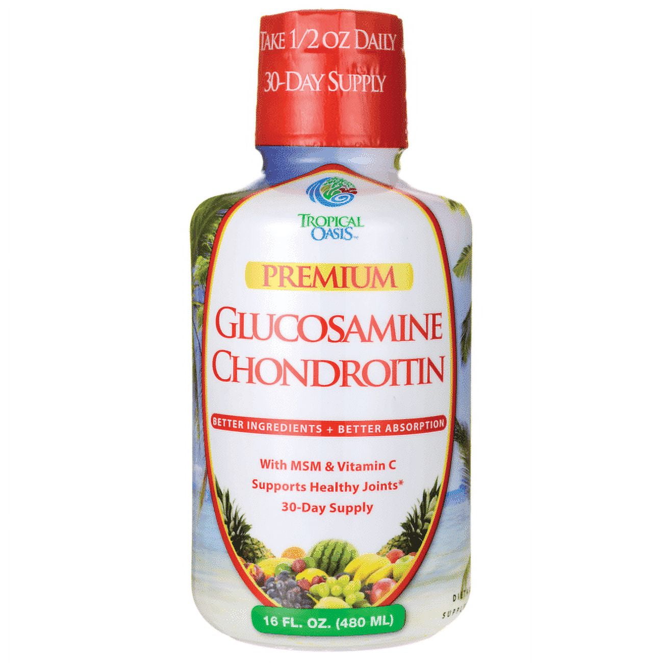 Tropical Oasis - Premium Liquid Glucosamine Chondroitin | With MSM ...