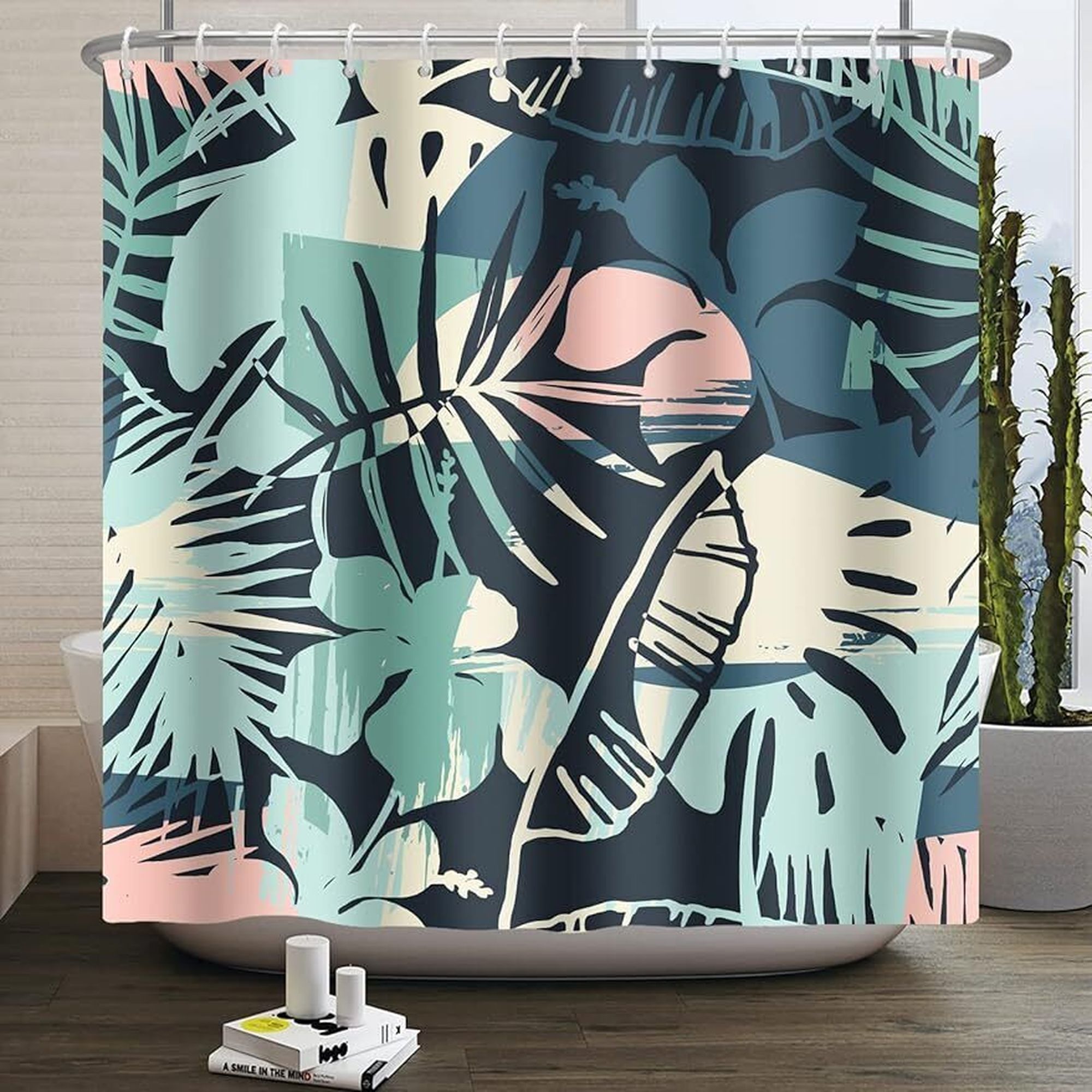 Tropical Oasis Shower Curtain - Transform Your Bathroom with Vibrant ...