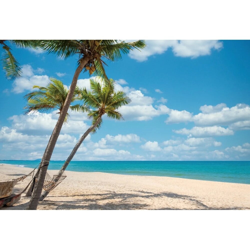 Tropical Ocean Beach Sand Backdrop Photography Summer Seaside Wedding ...