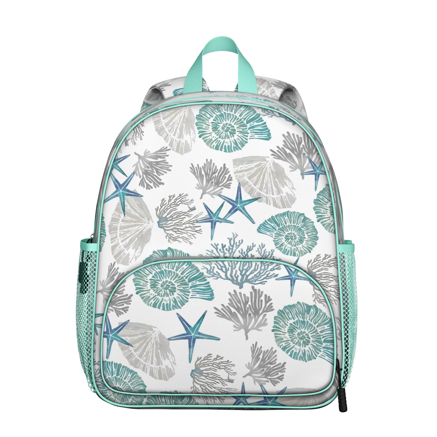 Tropical Ocean Design Breathable School Backpack - Spine-Friendly ...