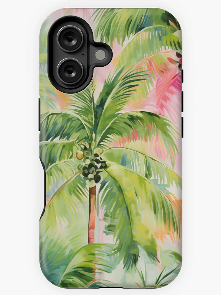 Tropical Palm Trees Case Designed for iPhone 11 12 13 14 15 16 Pro Max ...
