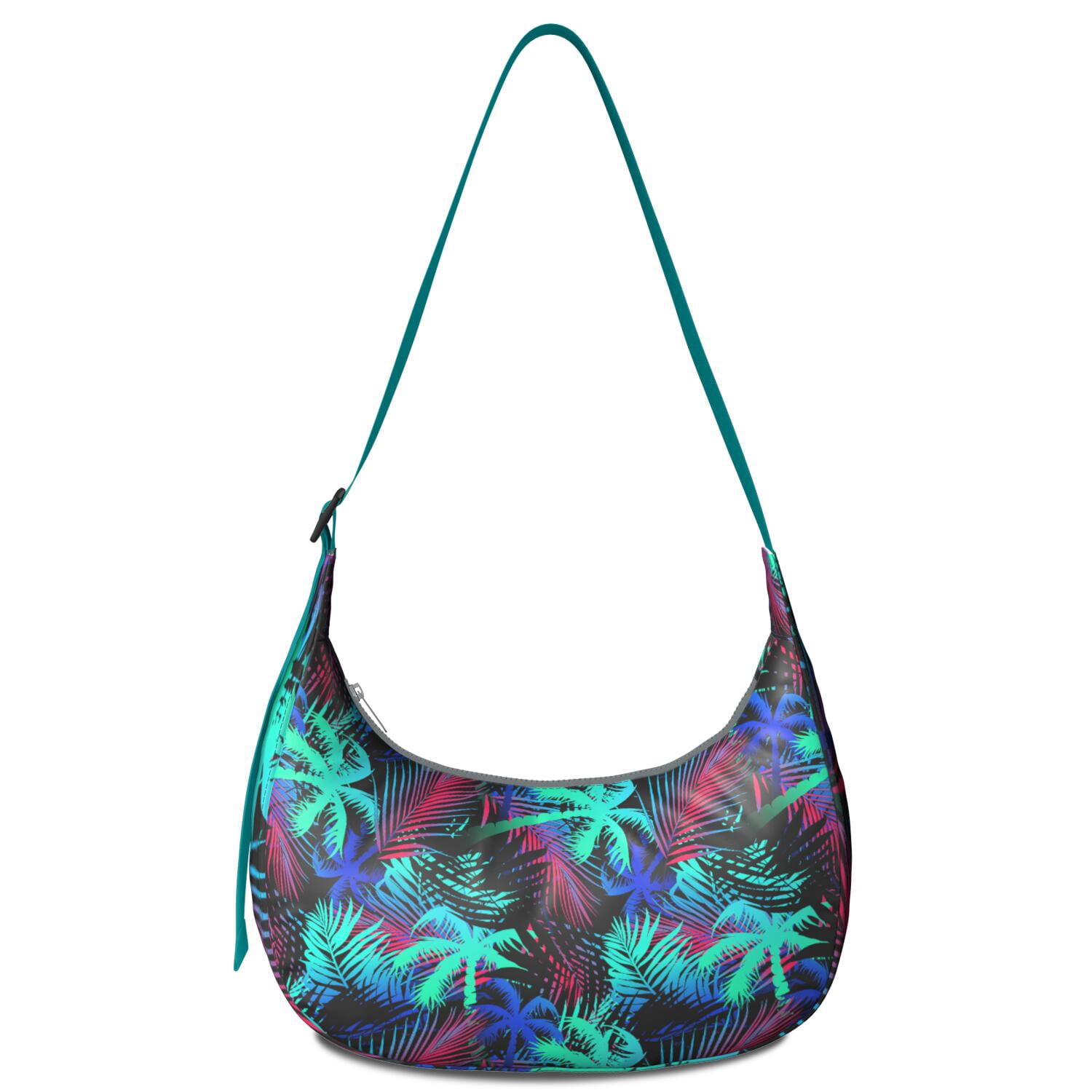 Tropical Palm Trees Crossbody Bag for Women Hawaii Sunset Corduroy ...