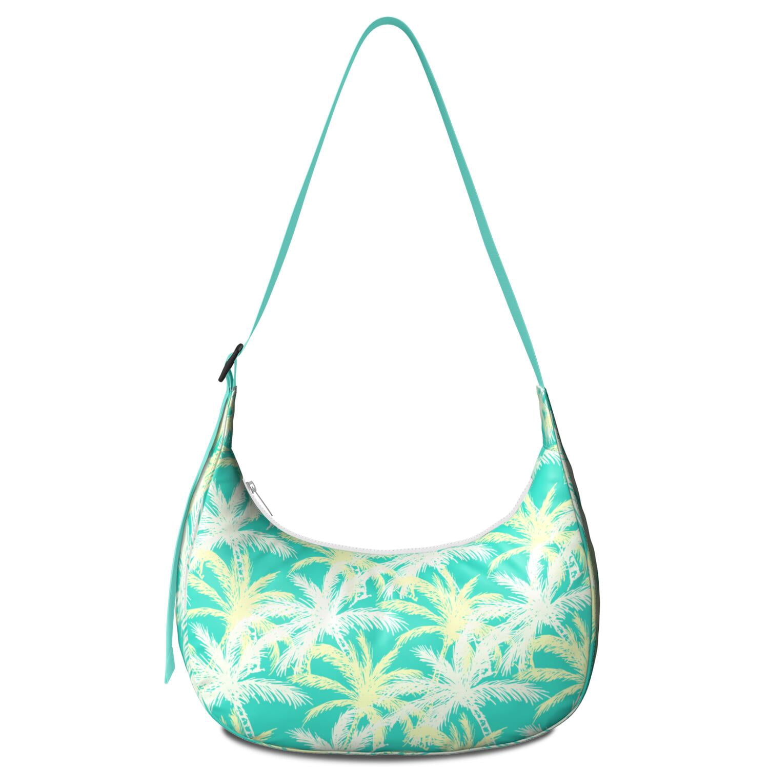 Tropical Palm Trees Crossbody Bag for Women Hawaii Sunset Corduroy ...