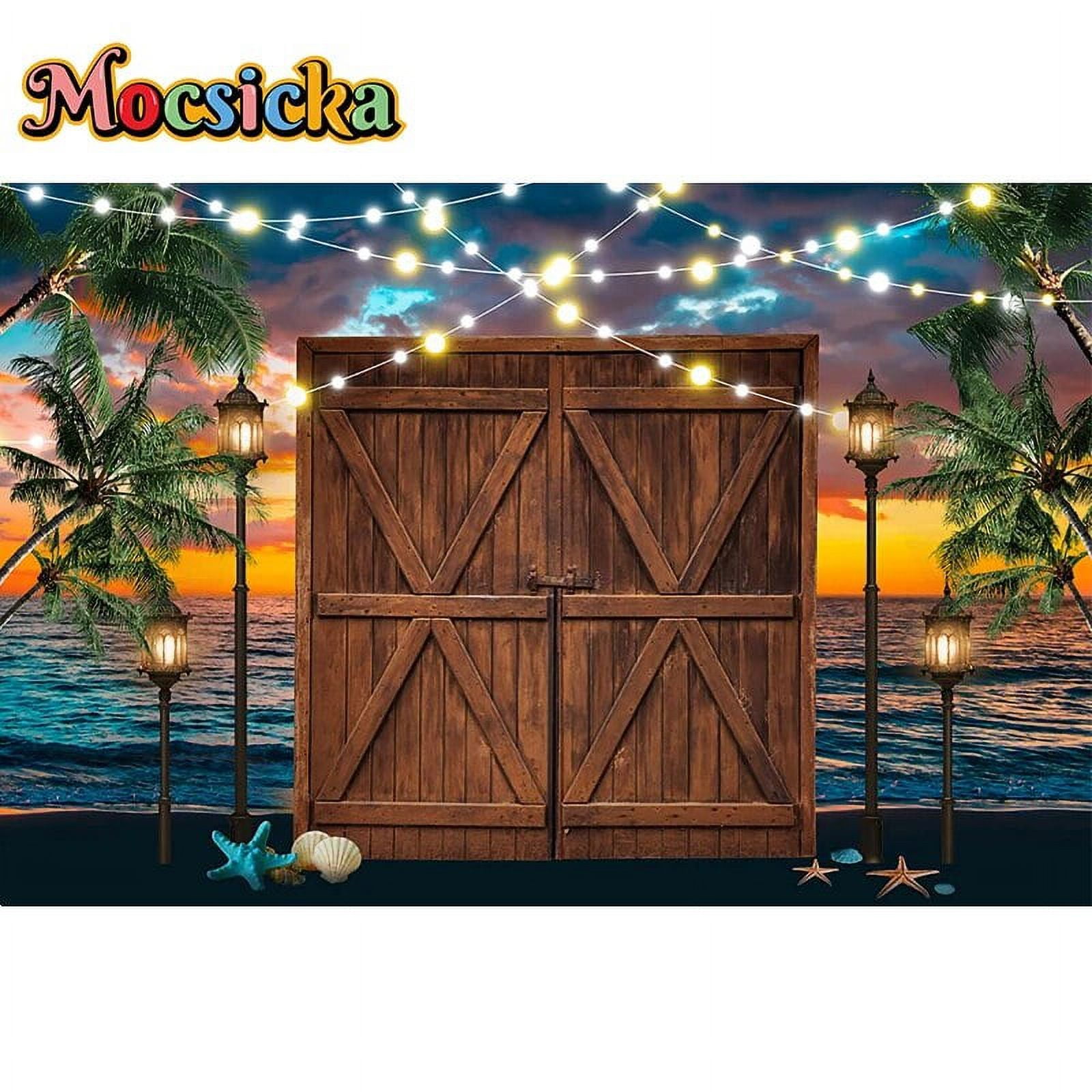 Tropical Palm Trees Summer Beach Backdrop Photography Hawaii Aloha ...