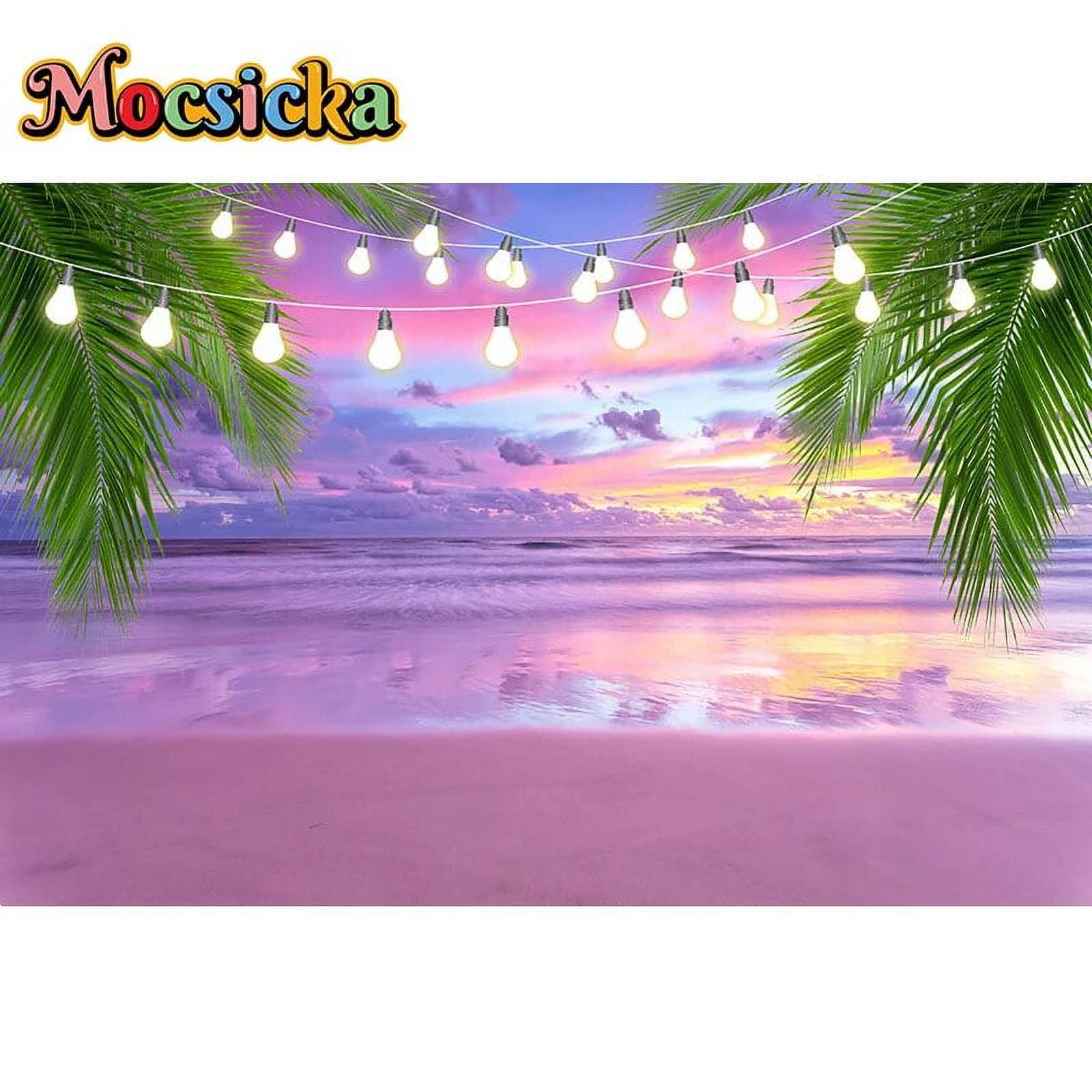 Tropical Palm Trees Summer Beach Backdrop Photography Hawaii Aloha ...