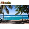 Tropical Palm Trees Summer Beach Backdrop Photography Hawaii Aloha ...