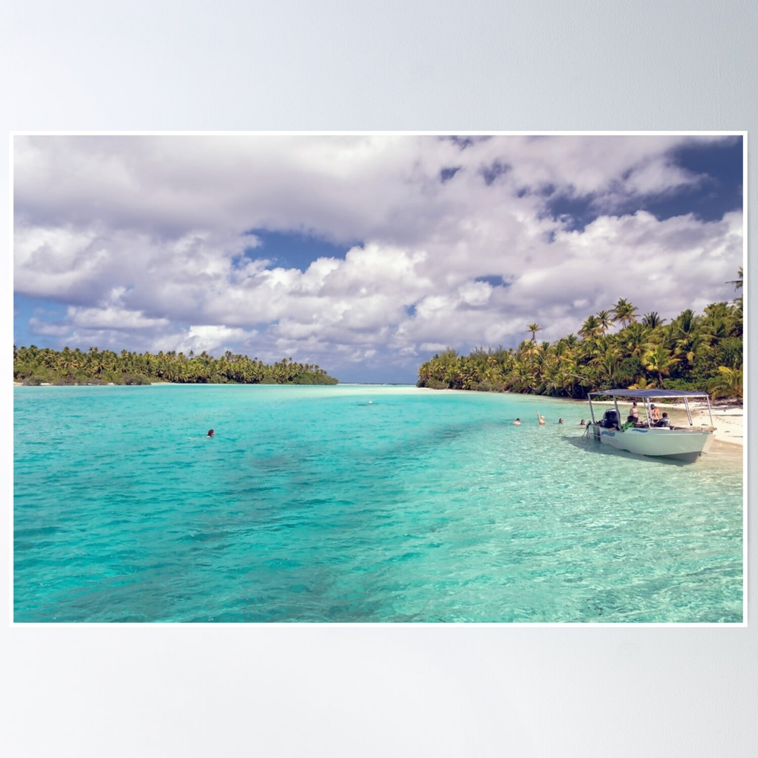Tropical Paradise (2) - The Cook Islands Poster Wall Art, Modern Wall ...